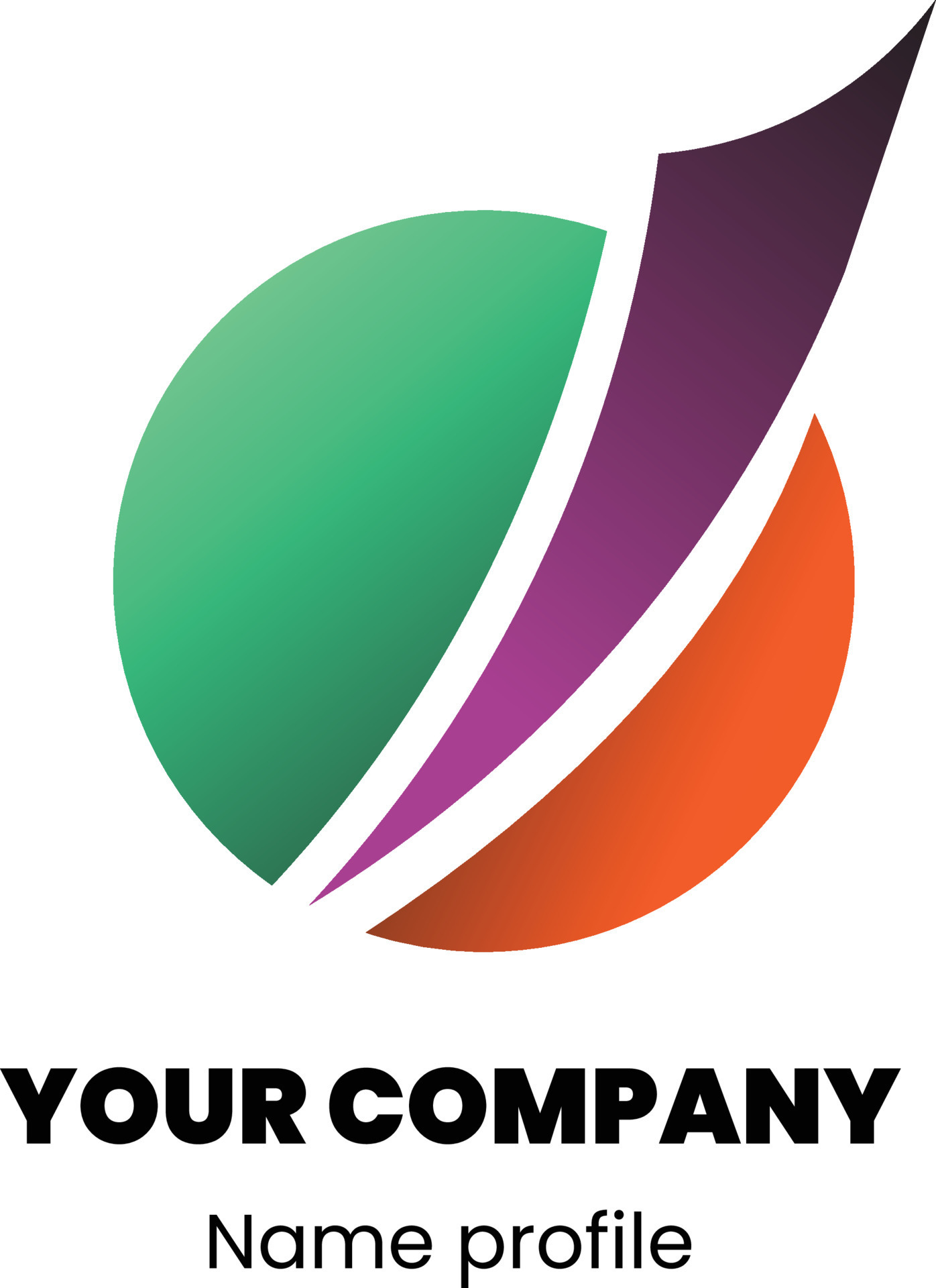 simple abstract logo design 20276773 Vector Art at Vecteezy