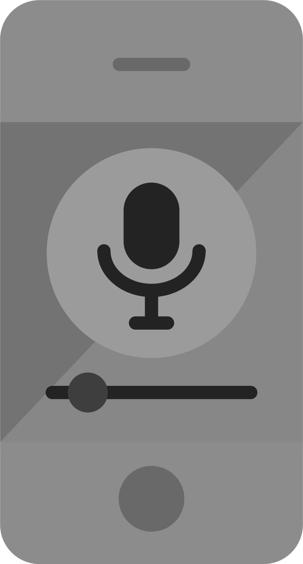 Mobile Record Vector Icon 20277589 Vector Art At Vecteezy