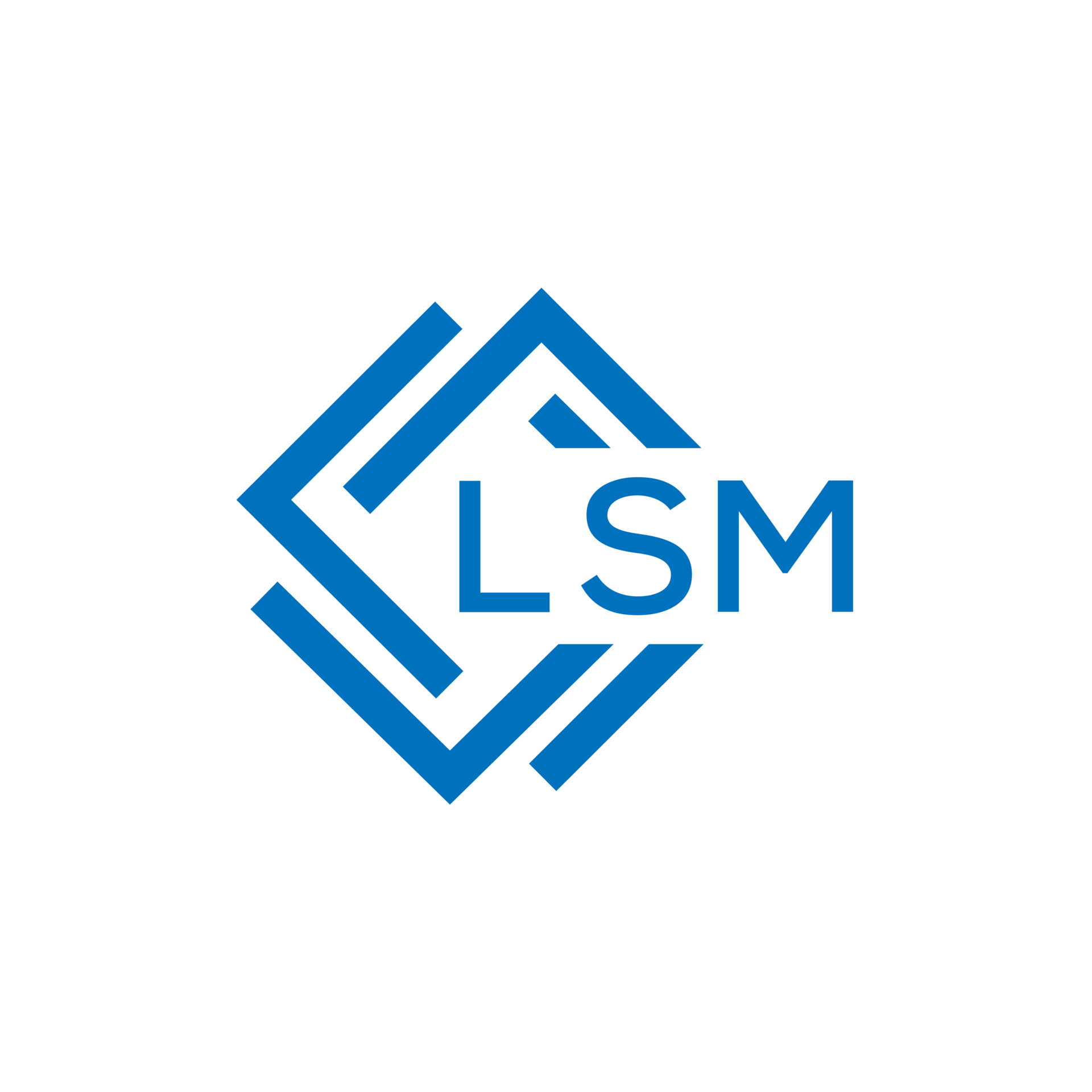 LSM letter logo design on white background. LSM creative circle letter logo concept. LSM letter ...