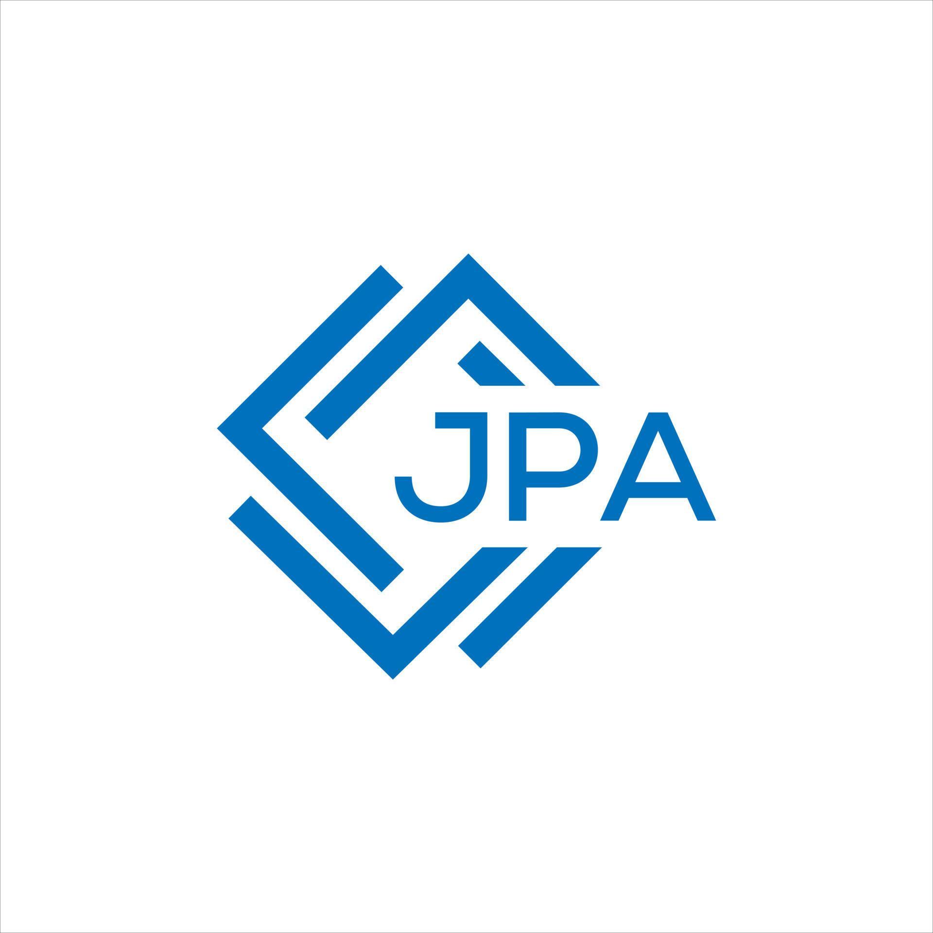 Jpa Letter Logo Design On Black Background Jpa Creative Circle Letter Logo Concept Jpa Letter
