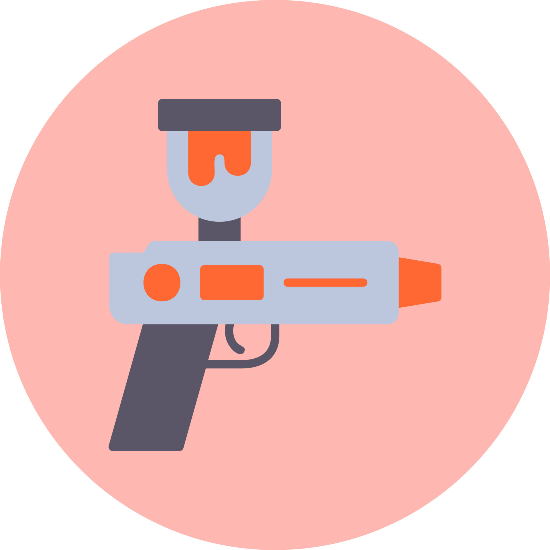 Spray Gun Vector Icon 20281269 Vector Art At Vecteezy
