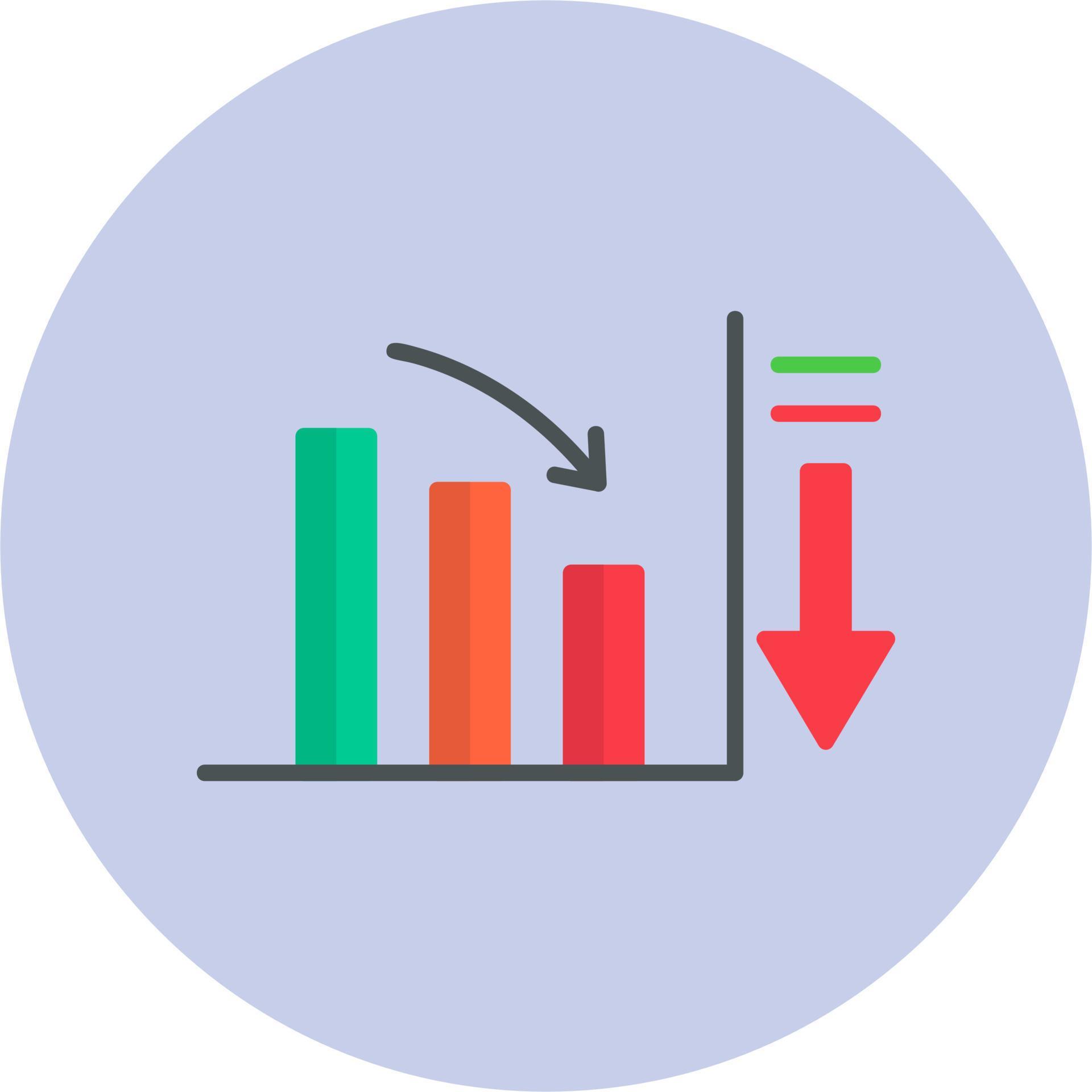 Decrease Vector Icon 20283683 Vector Art at Vecteezy