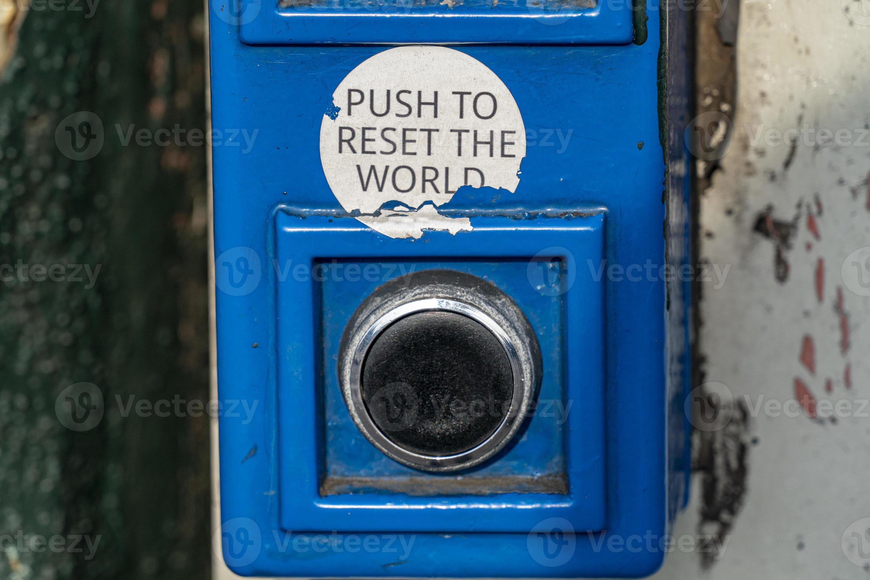 push to reset world button 20283948 Stock Photo at Vecteezy