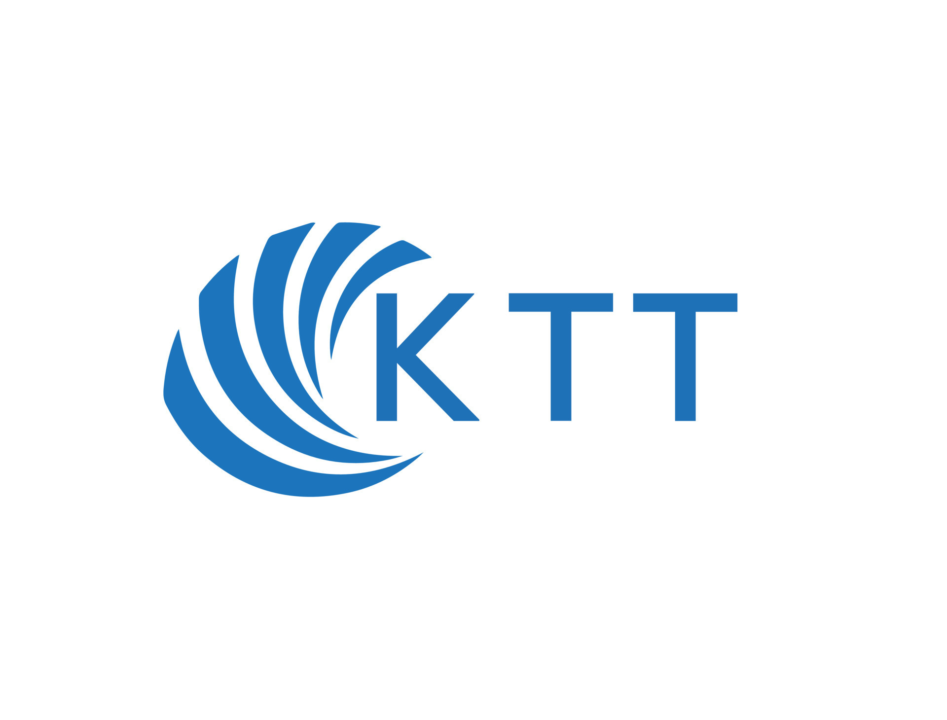 Ktt Resumen Negocio Crecimiento Logo Diseño En Blanco Antecedentes Ktt Creativo Iniciales Letra