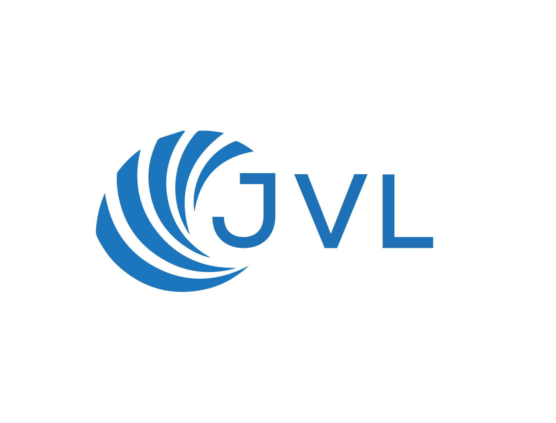 Jvl Abstract Business Growth Logo Design On White Background Jvl Creative Initials Letter Logo