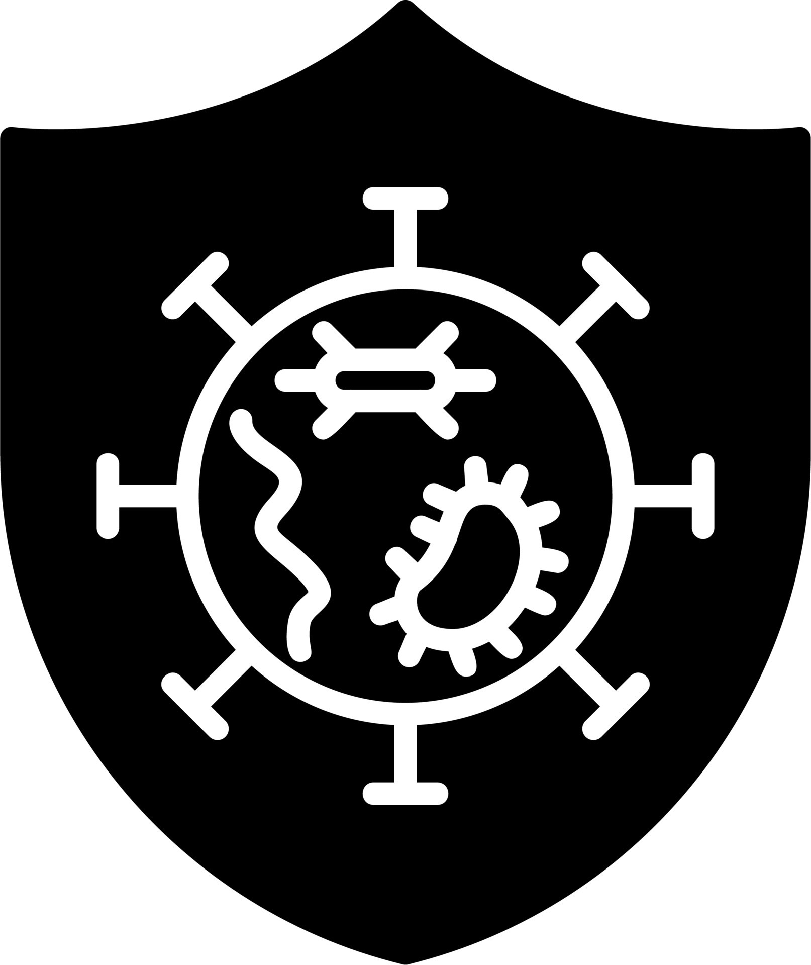 Germs Protected Vector Icon 20287664 Vector Art at Vecteezy Germs Protected Vector Icon 20287664 Vector Art at Vecteezy