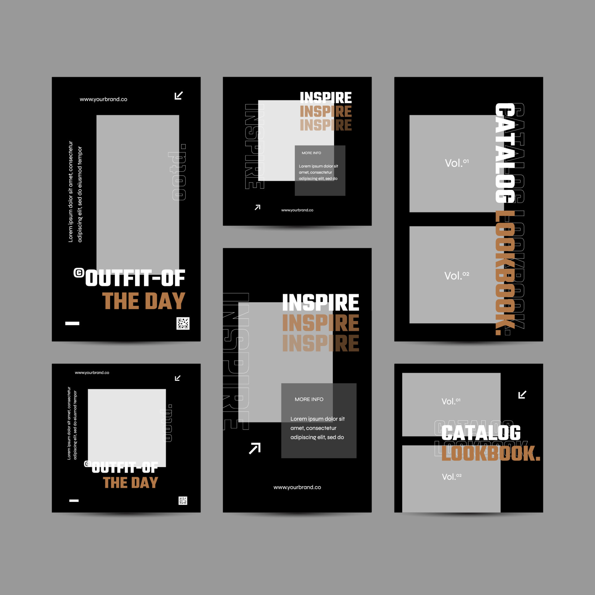 Simple design for editable social media templates 20288278 Vector Art ... Simple design for editable social media templates 20288278 Vector Art ...