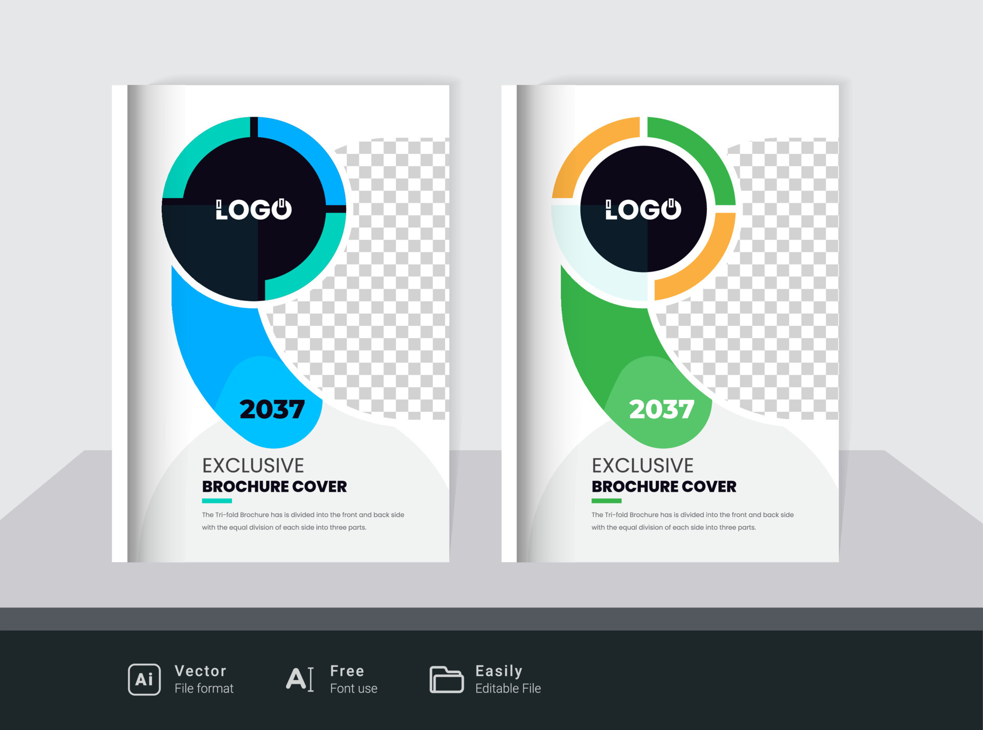 Colorful modern business brochure cover design template 20290215 Vector ... Colorful modern business brochure cover design template 20290215 Vector ...