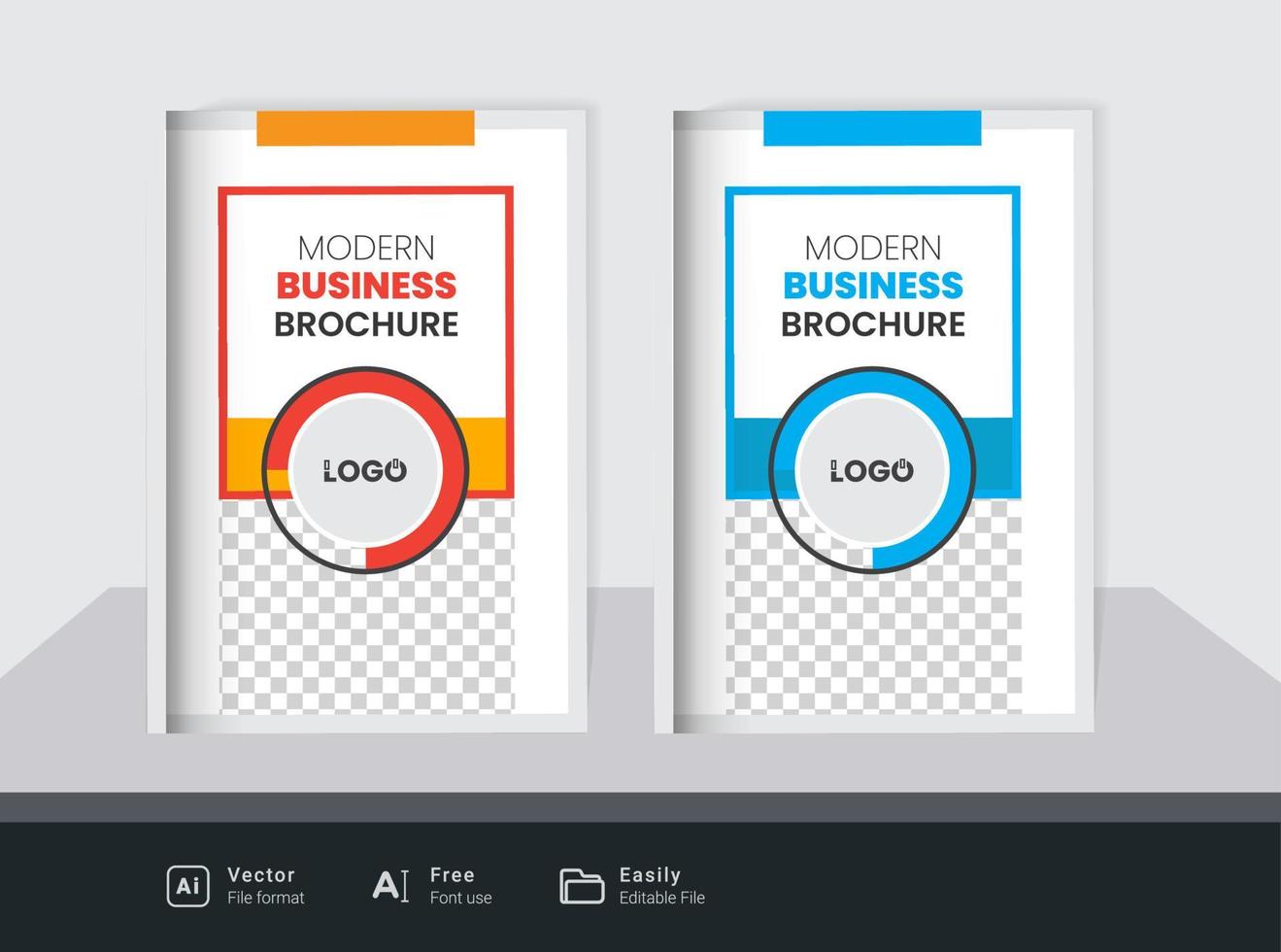 Colorful modern business brochure cover design template 20290216 Vector ... Colorful modern business brochure cover design template 20290216 Vector ...