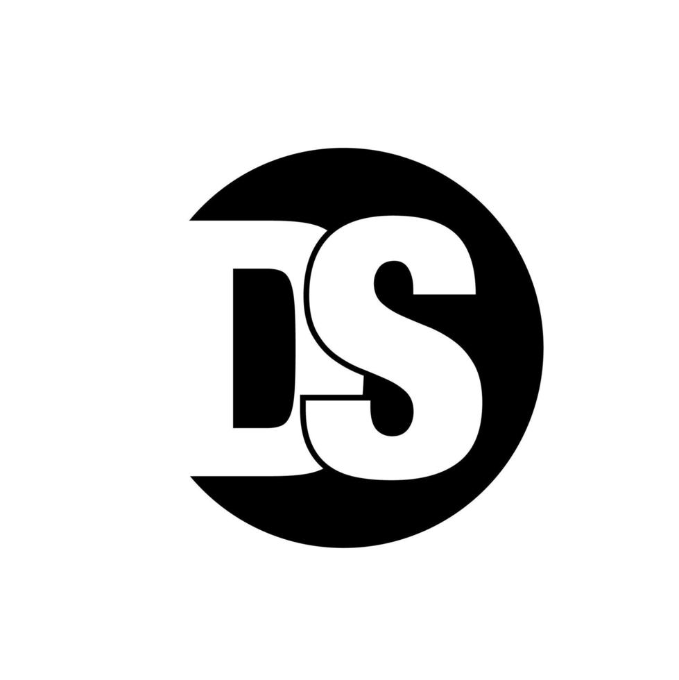 DS company initial letters monogram. DS on black round. 20293063 Vector ... DS company initial letters monogram. DS on black round. 20293063 Vector ...