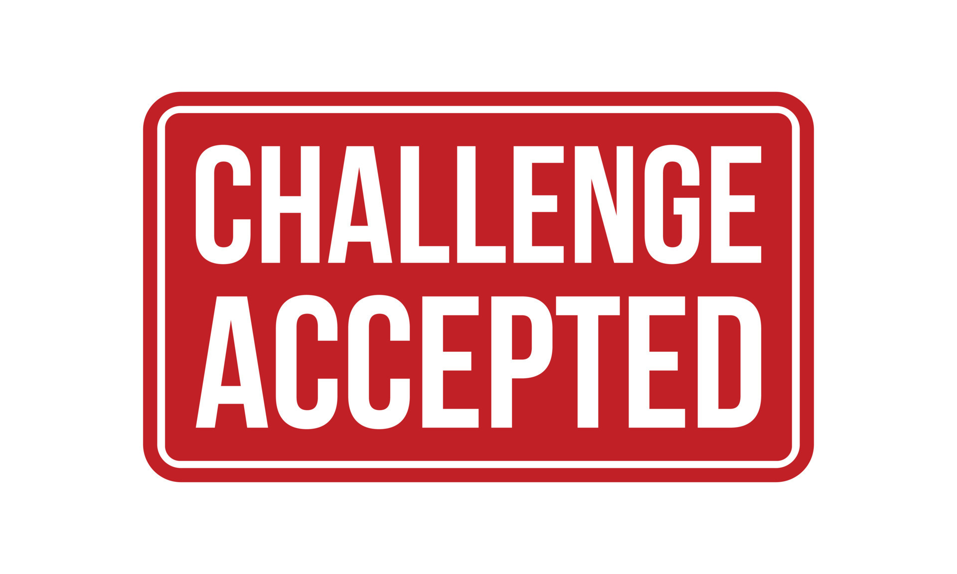 Challenge Accepted Rubber Stamp. Red Challenge Accepted Rubber Grunge ... Challenge Accepted Rubber Stamp. Red Challenge Accepted Rubber Grunge ...