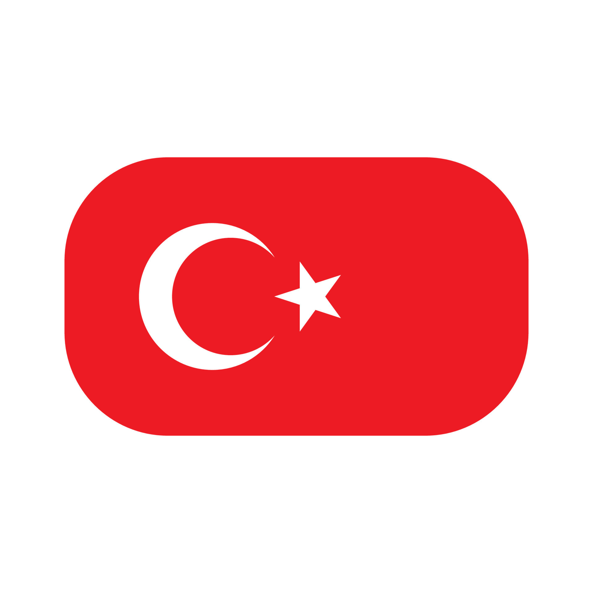 Turkey flag icon design. world national flag vector illustration ...
