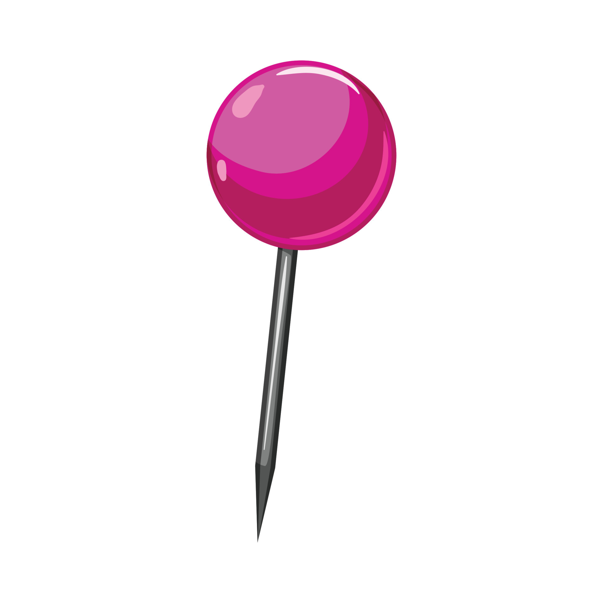 Attach Push Pin Cartoon Vector Illustration 20294594 Vector Art At Vecteezy