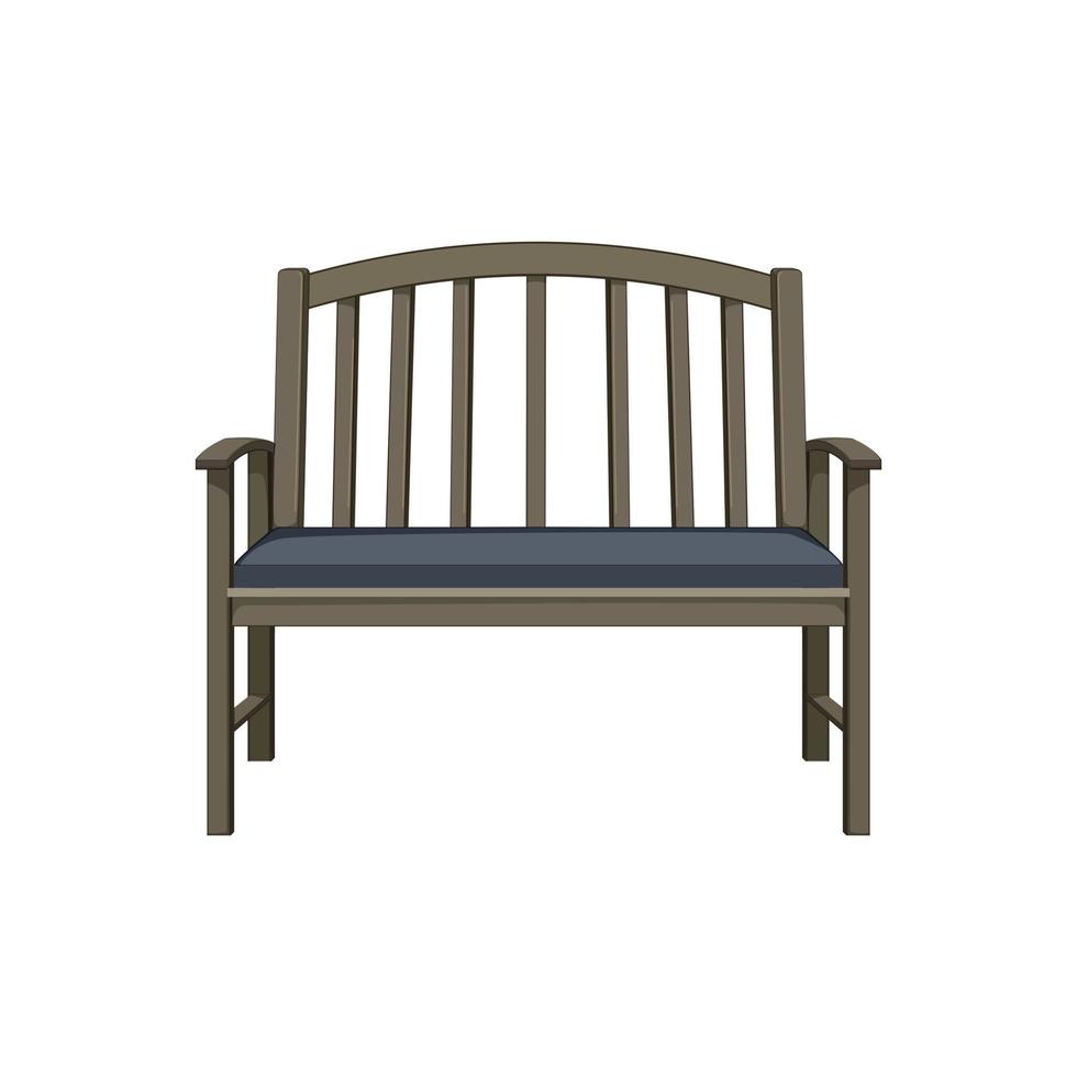 Park Garden Outdoor Bench Cartoon Vector Illustration 20295170 Vector Art At Vecteezy