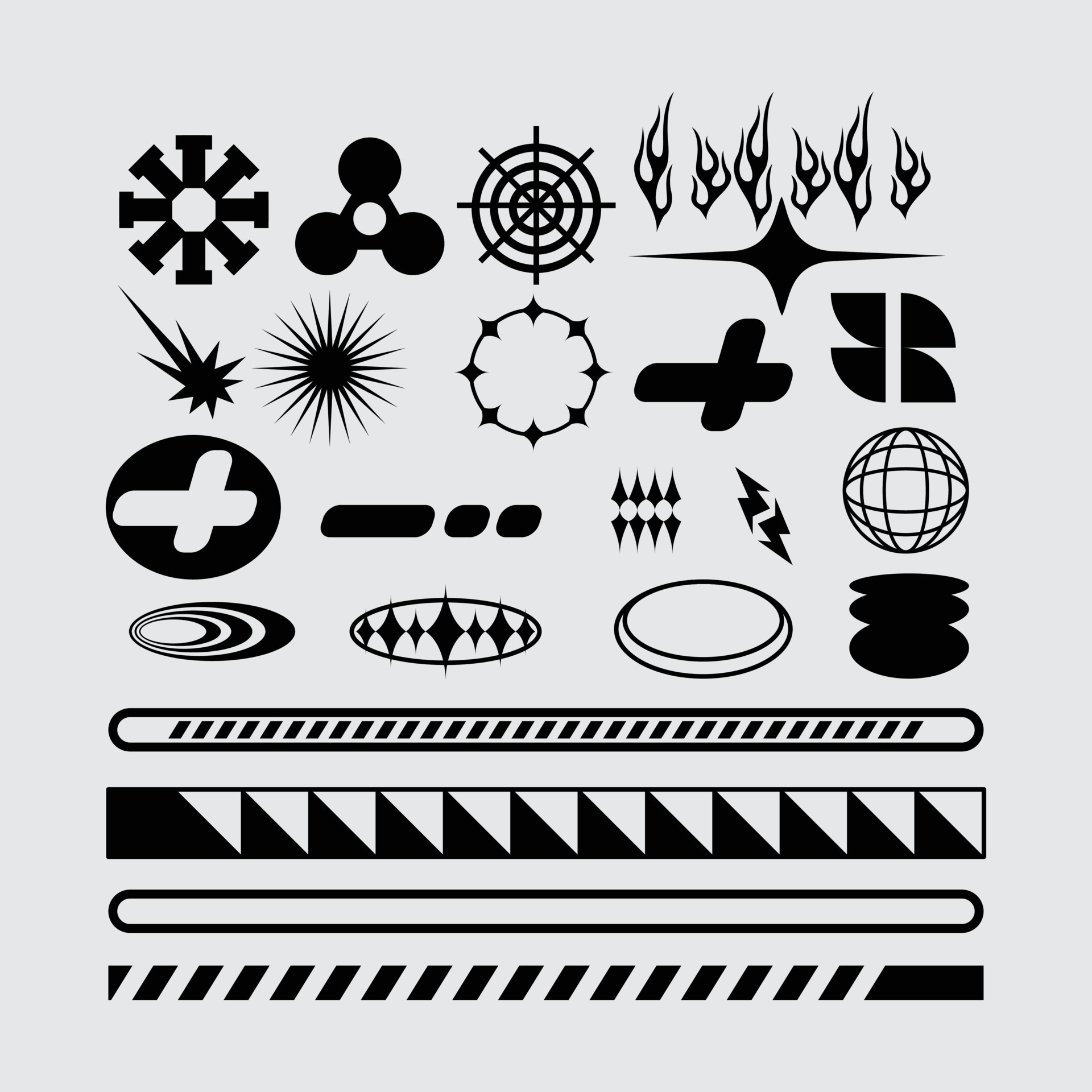Cyberpunk Interface Illustration Vector Icon Element Futuristic Line