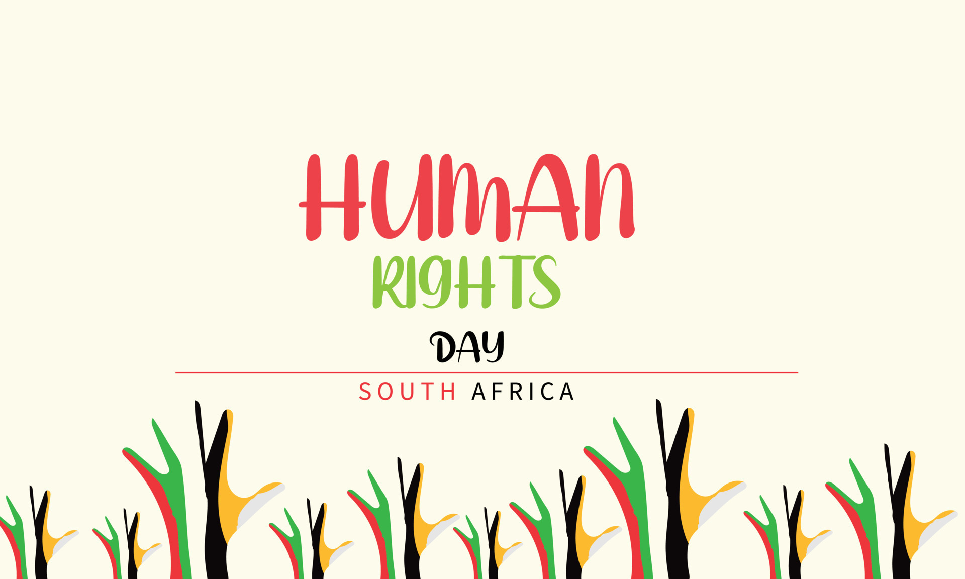 South Africa Human Rights Day. March 21. for greeting card, poster ... South Africa Human Rights Day. March 21. for greeting card, poster ...