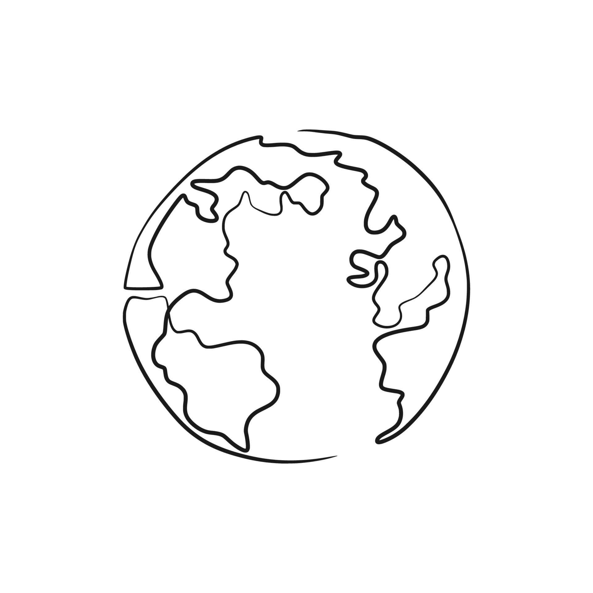 Earth continuous one line drawing vector illustration 20297641 Vector ... Earth continuous one line drawing vector illustration 20297641 Vector ...