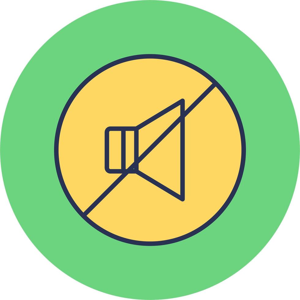 No Sound Vector Icon 20301201 Vector Art at Vecteezy