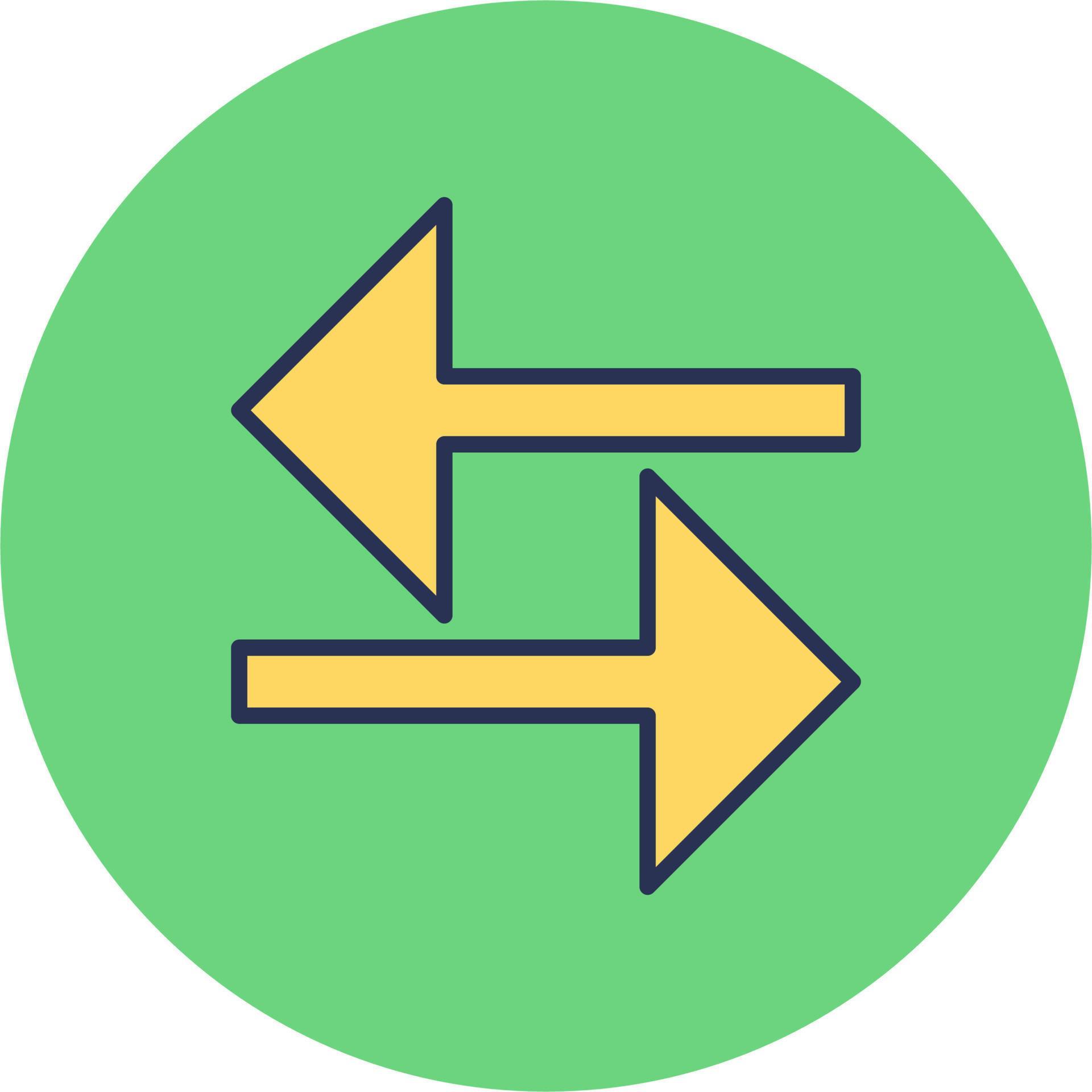 Swap Vector Icon 20310039 Vector Art at Vecteezy