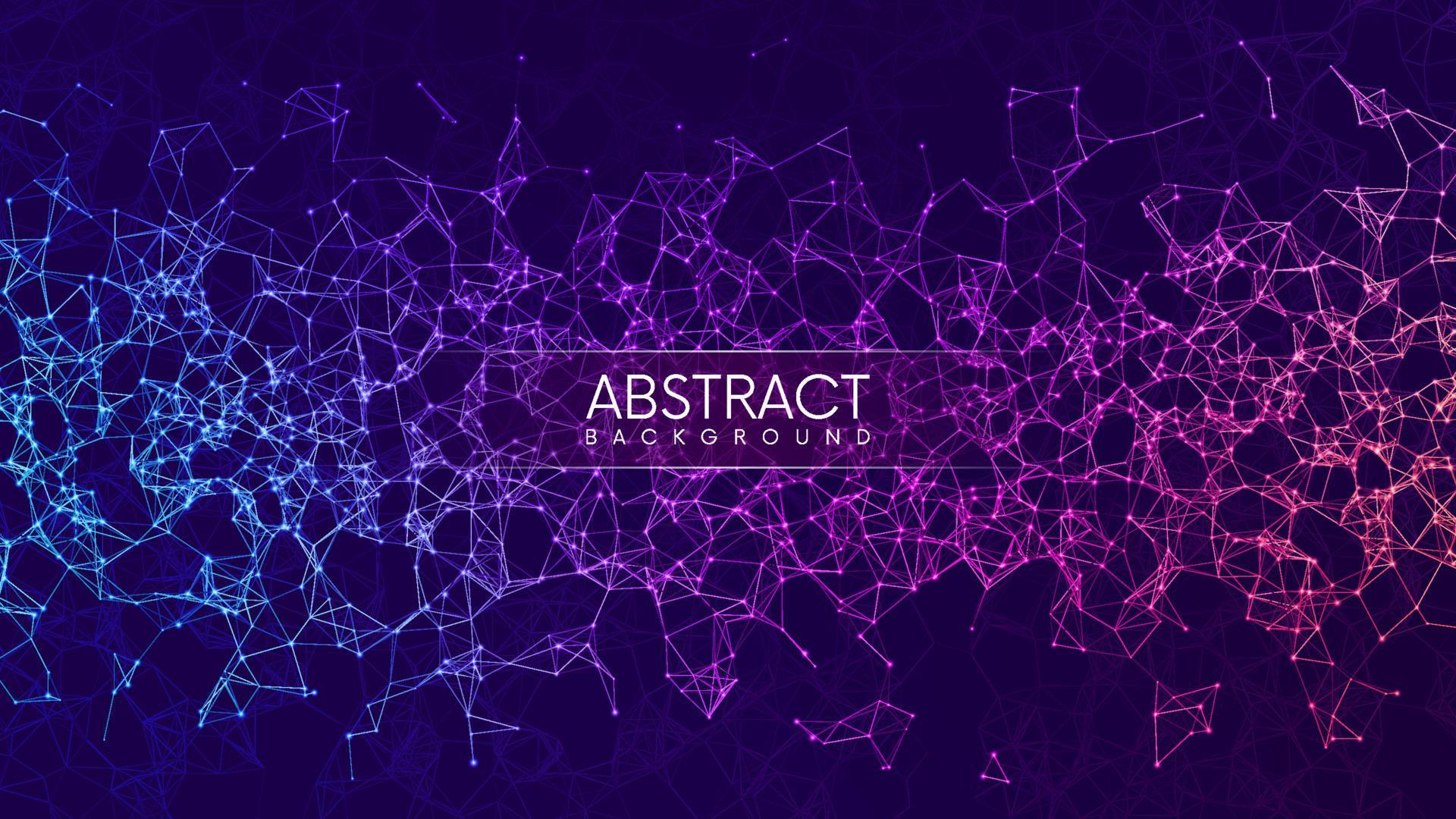 Neural Network Or Artificial Intelligence Futuristic Concept Background