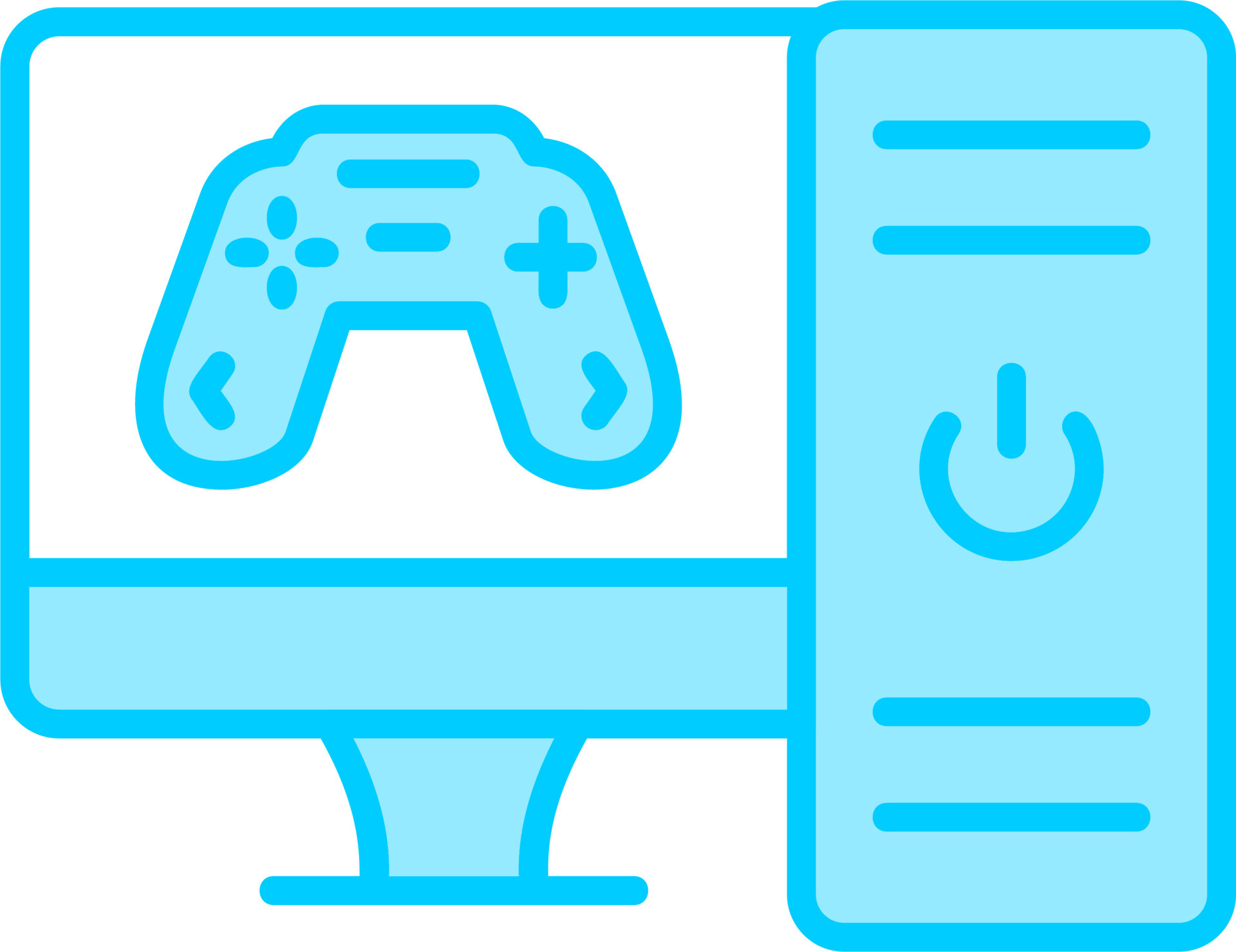 Computer Game Vector Icon 20310664 Vector Art at Vecteezy