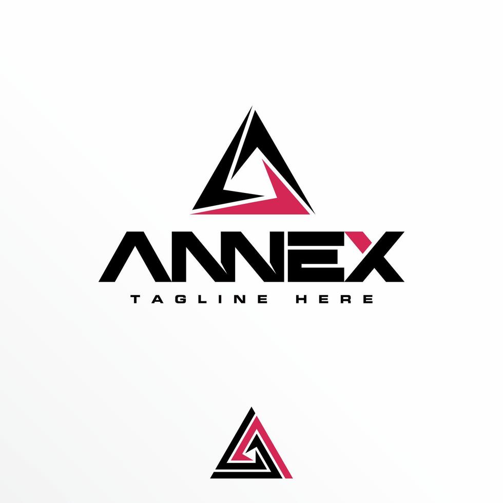 Unique Cutting Triangle Like Head Arrow Image Graphic Icon Logo Design Abstract Concept Vector