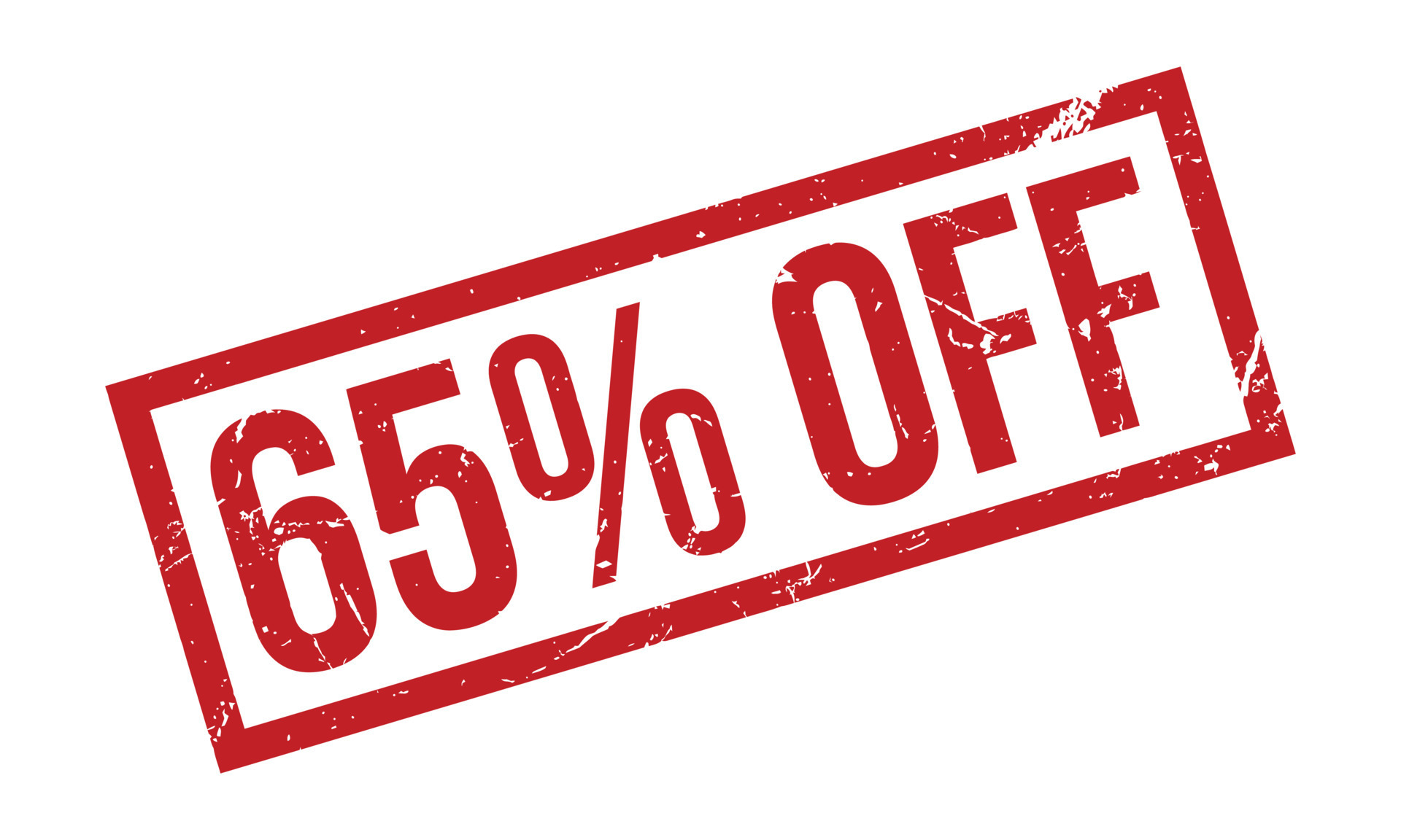 65 Percent Off Rubber Stamp. Red 65 Percent Off Rubber Grunge Stamp Seal Vector Illustration ...