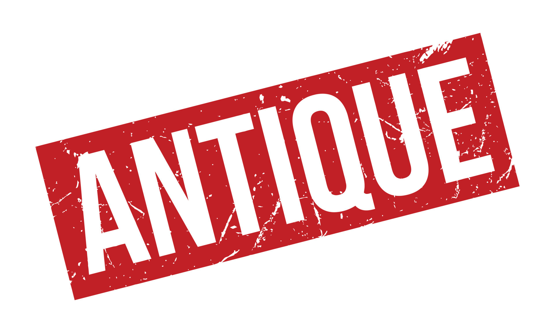 Antique Rubber Stamp. Red Antique Rubber Grunge Stamp Seal Vector ...