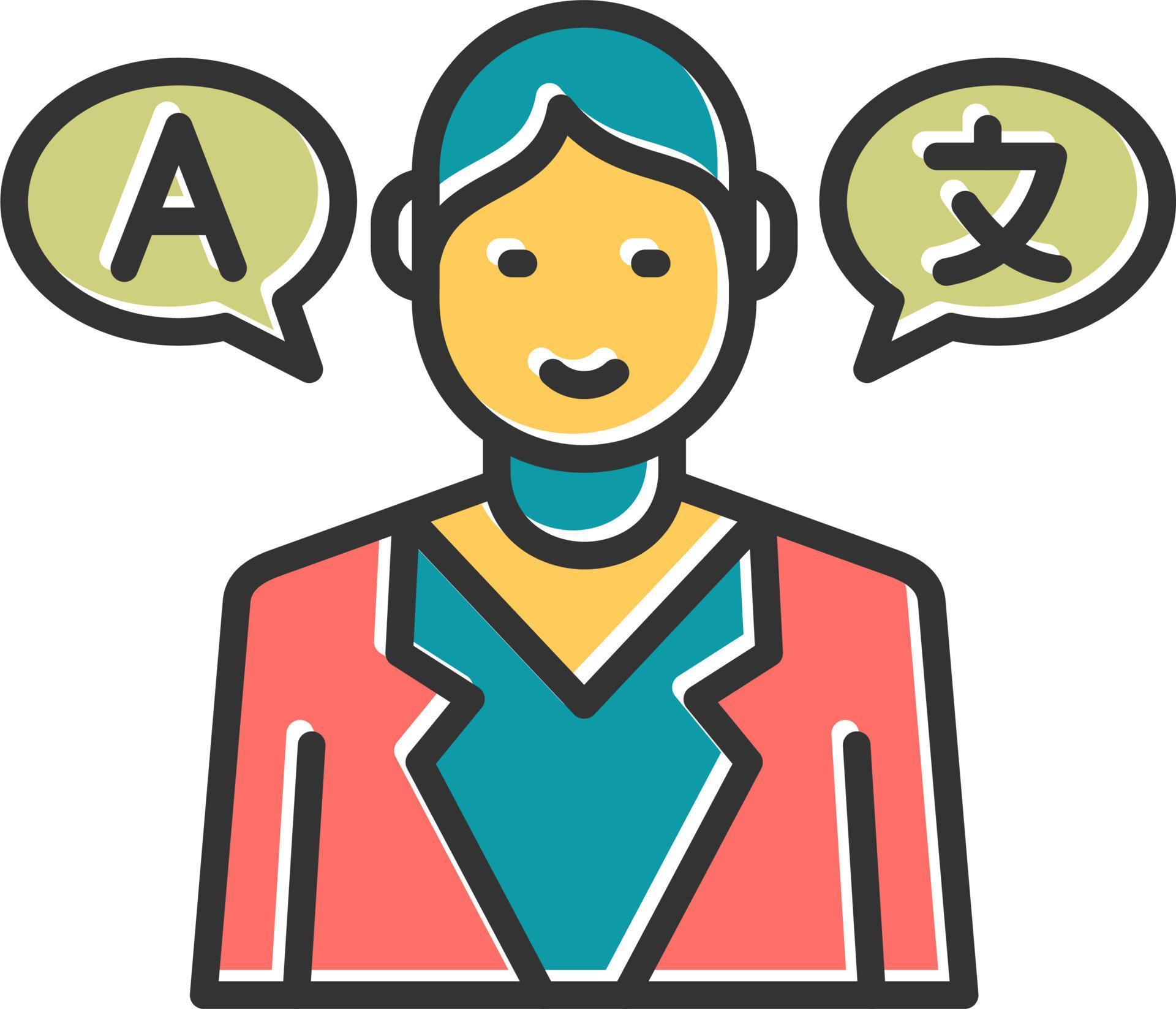 Translator Vector Icon 20317227 Vector Art at Vecteezy