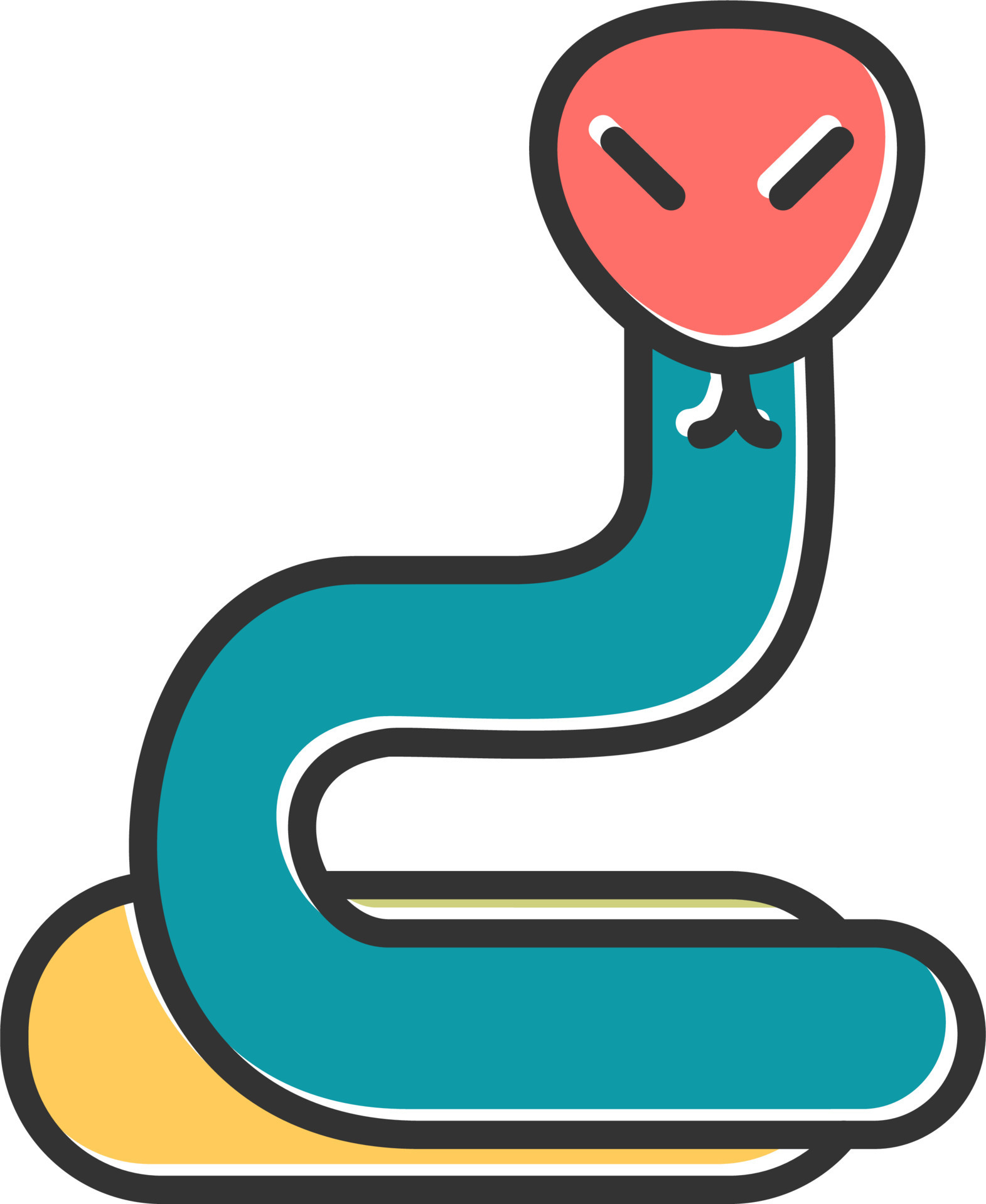 Snake Vector Icon 20317965 Vector Art at Vecteezy
