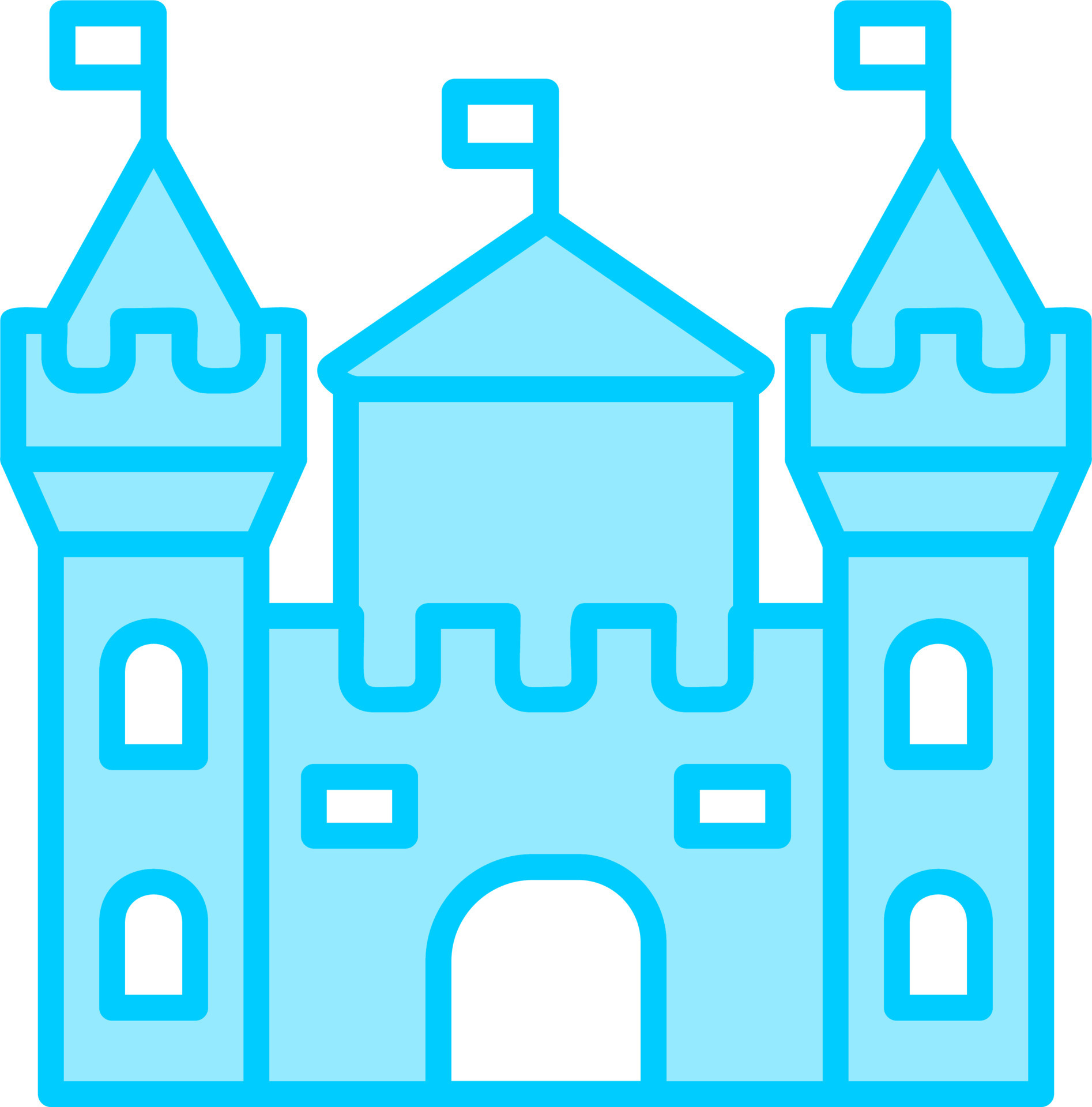 Castle Vector Icon 20318385 Vector Art at Vecteezy