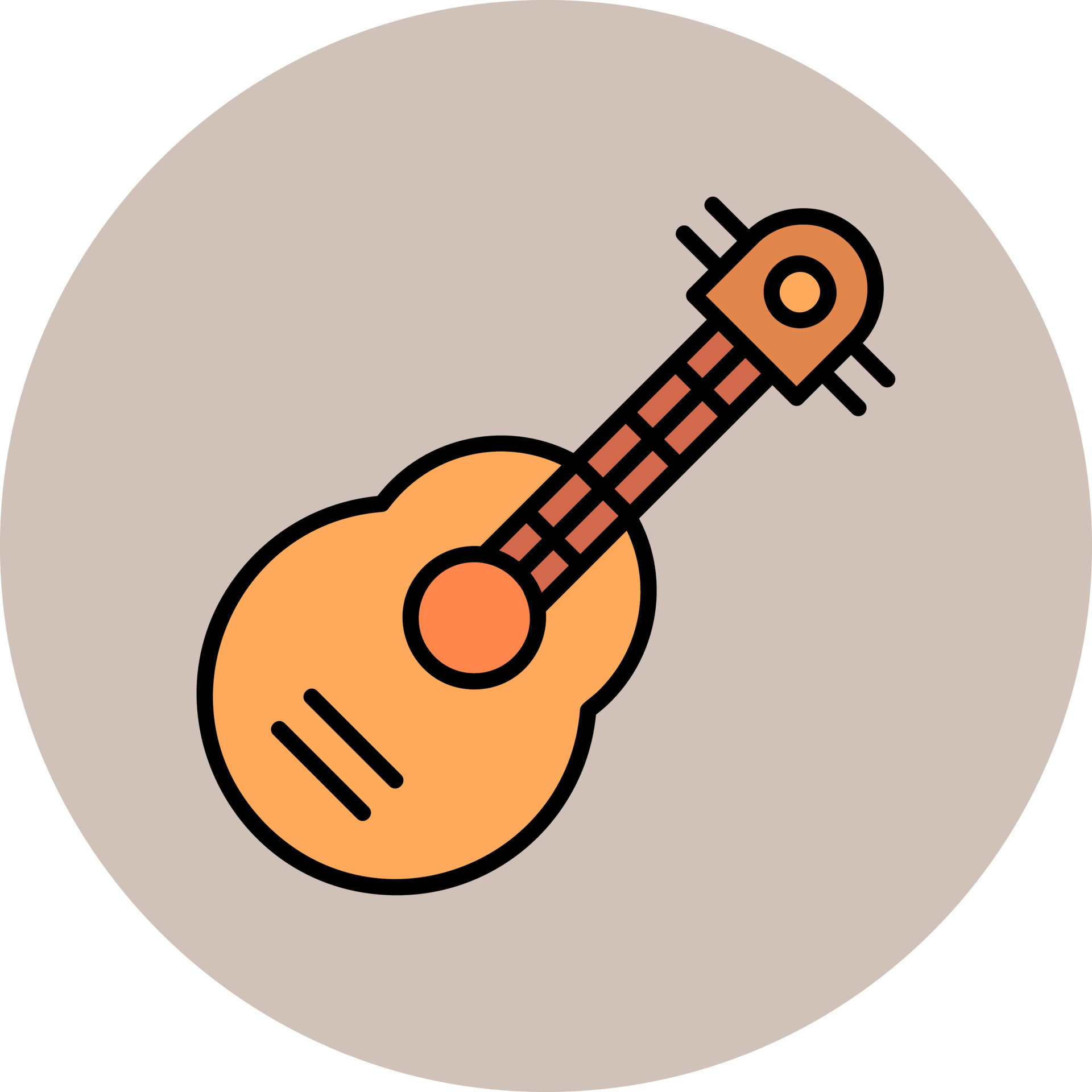 Ukulele Vector Icon 20319385 Vector Art At Vecteezy