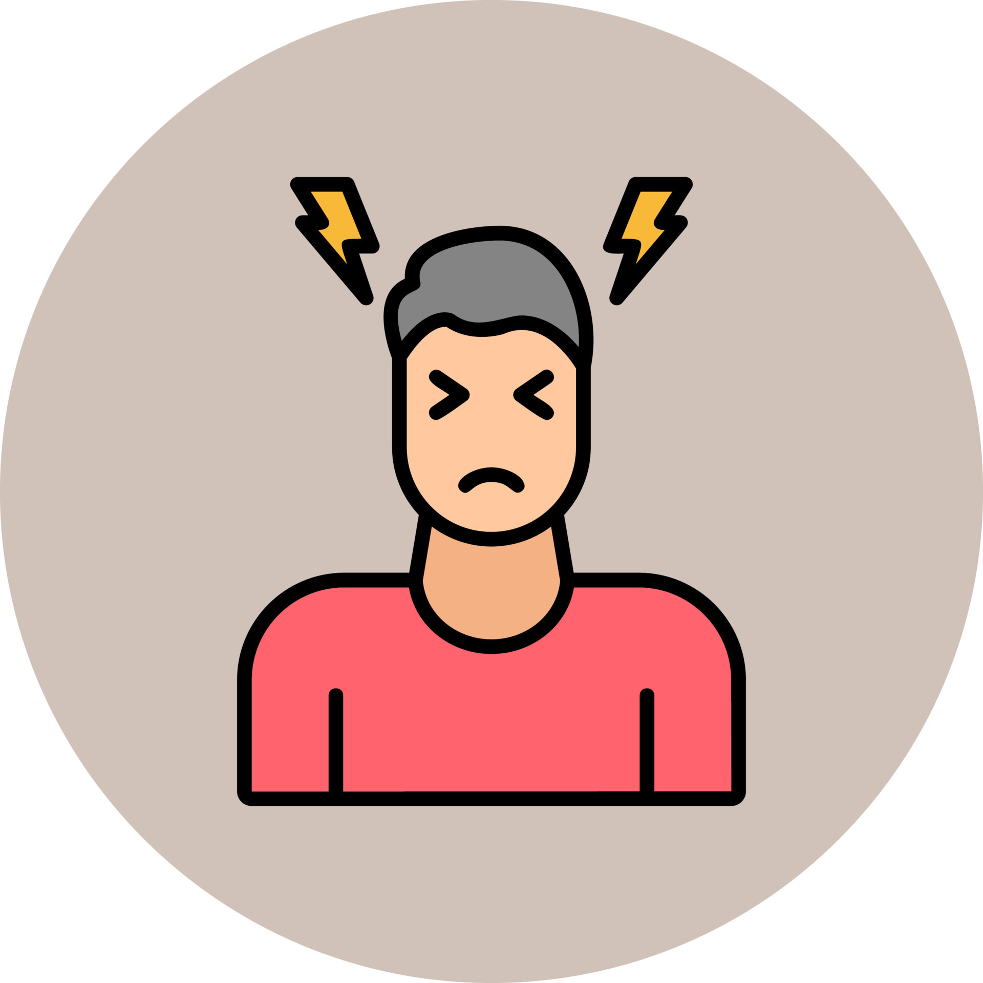 Stress Vector Icon 20319725 Vector Art at Vecteezy