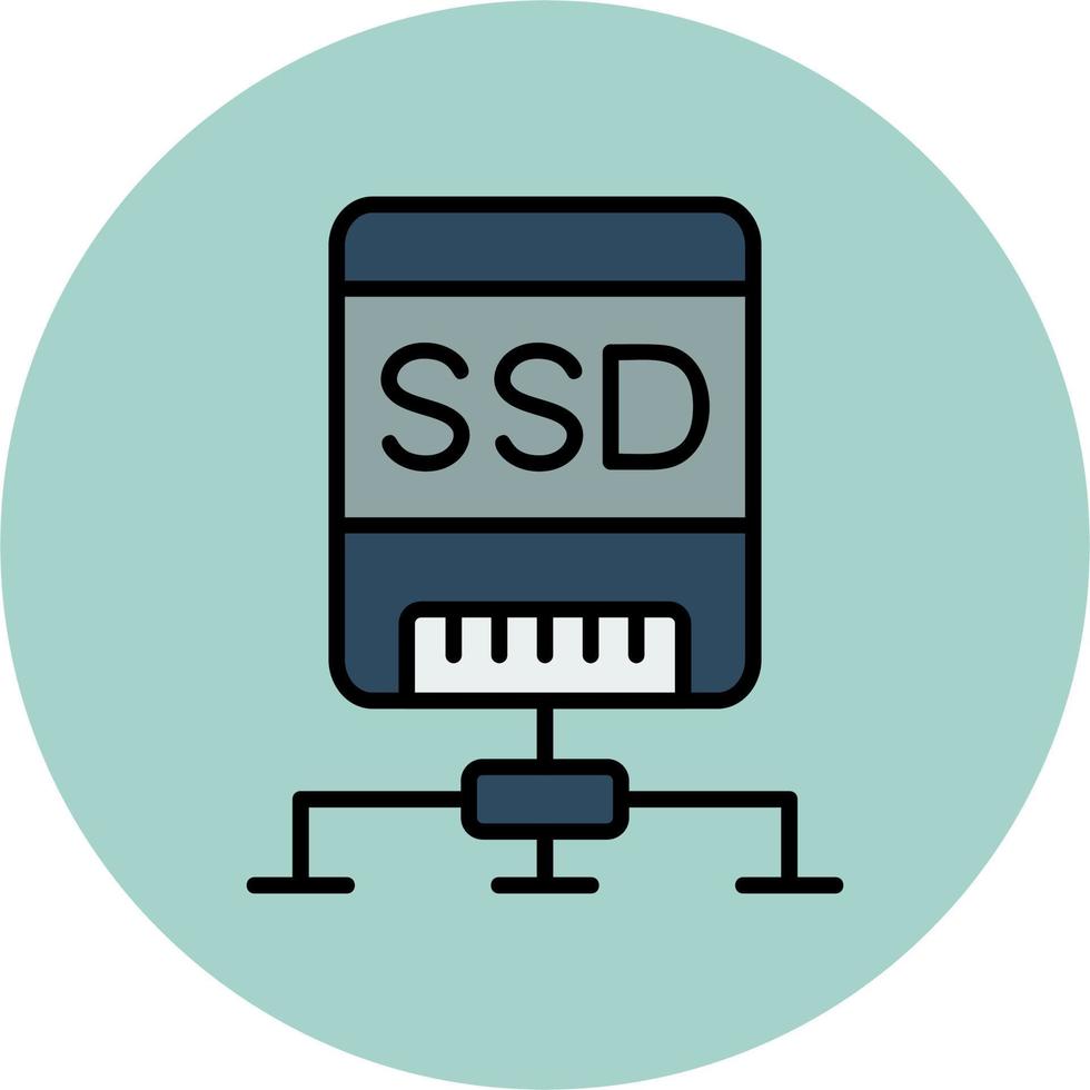 Ssd Disk Vector Icon 20321275 Vector Art at Vecteezy
