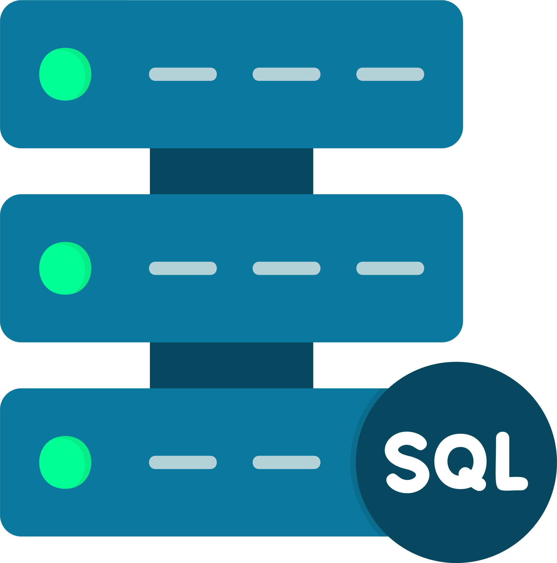 Sql Server Vector Icon 20321342 Vector Art At Vecteezy