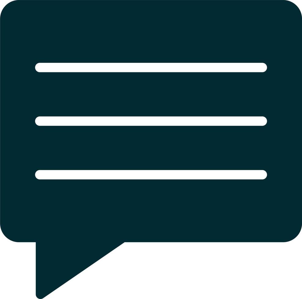 Message Vector Icon 20321381 Vector Art at Vecteezy