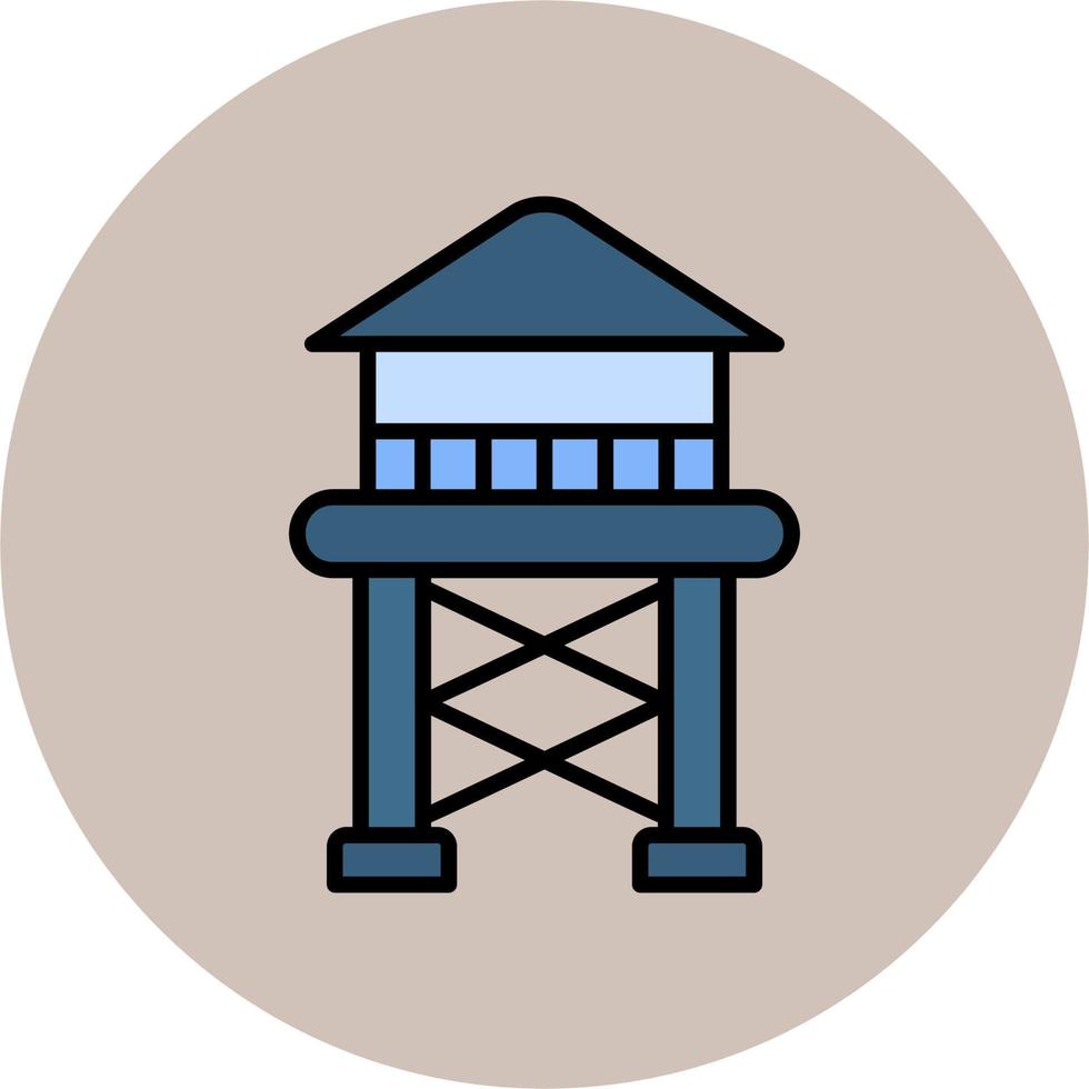 Water Tower Vector Icon 20321560 Vector Art At Vecteezy