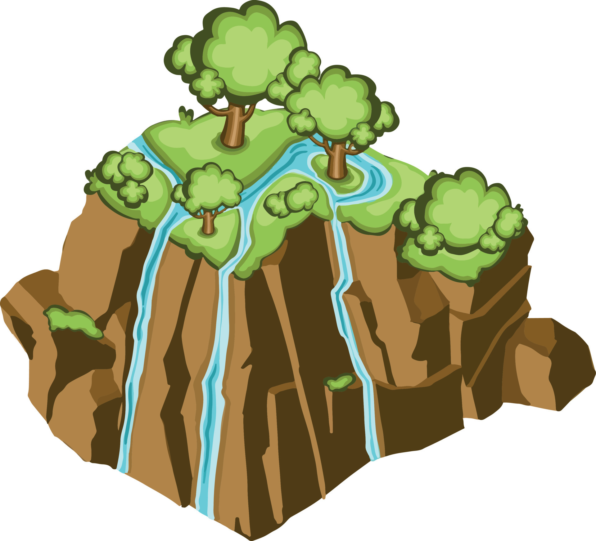 Set Of Level Maps Assets Gui Map Screen Forest Winter Summer Forest Game Elements Game