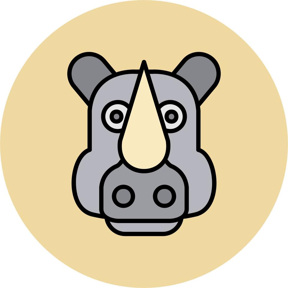 Rhino Vector Icon 20322354 Vector Art at Vecteezy