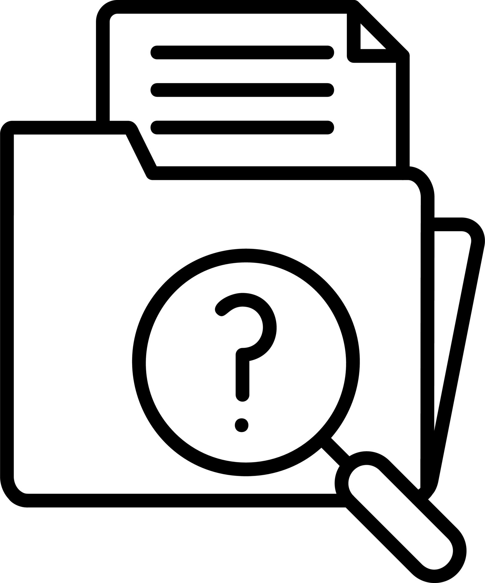 Case file Vector Icon 20322868 Vector Art at Vecteezy