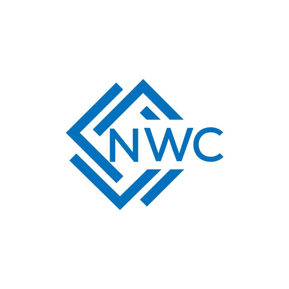 Nwc Letter Logo Design On White Background Nwc Creative Circle Letter Logo Concept Nwc Letter