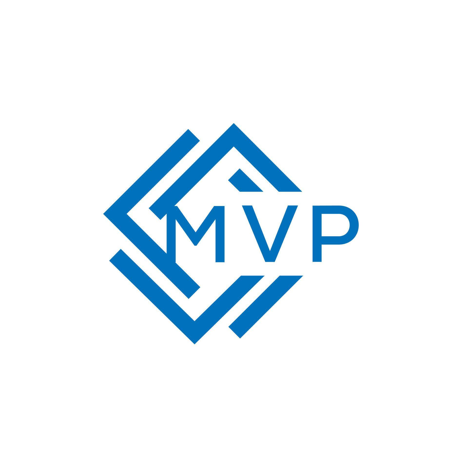 MVP letter logo design on white background. MVP creative circle letter logo concept. MVP letter ...