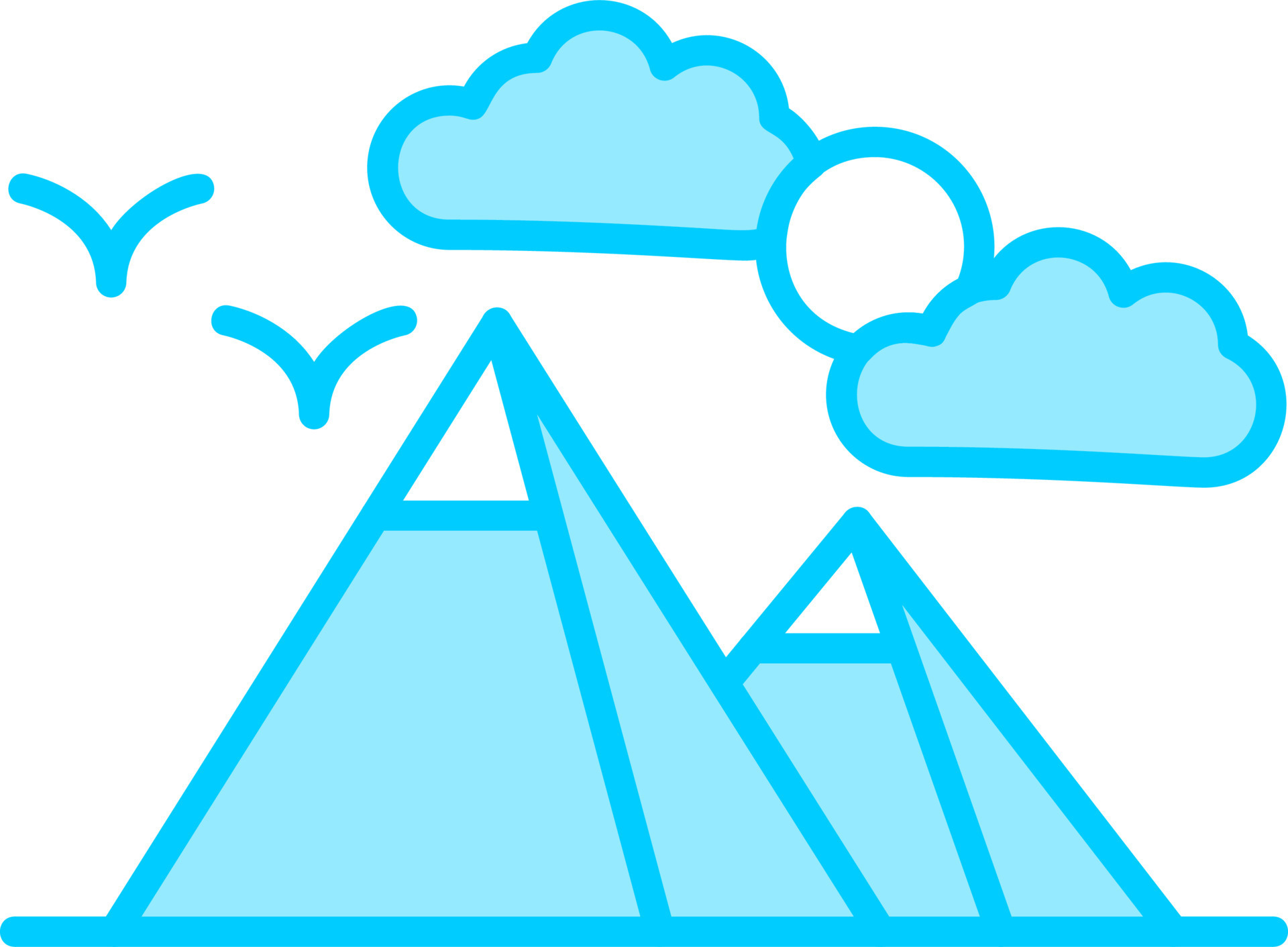 Pyramids Vector Icon 20325311 Vector Art at Vecteezy