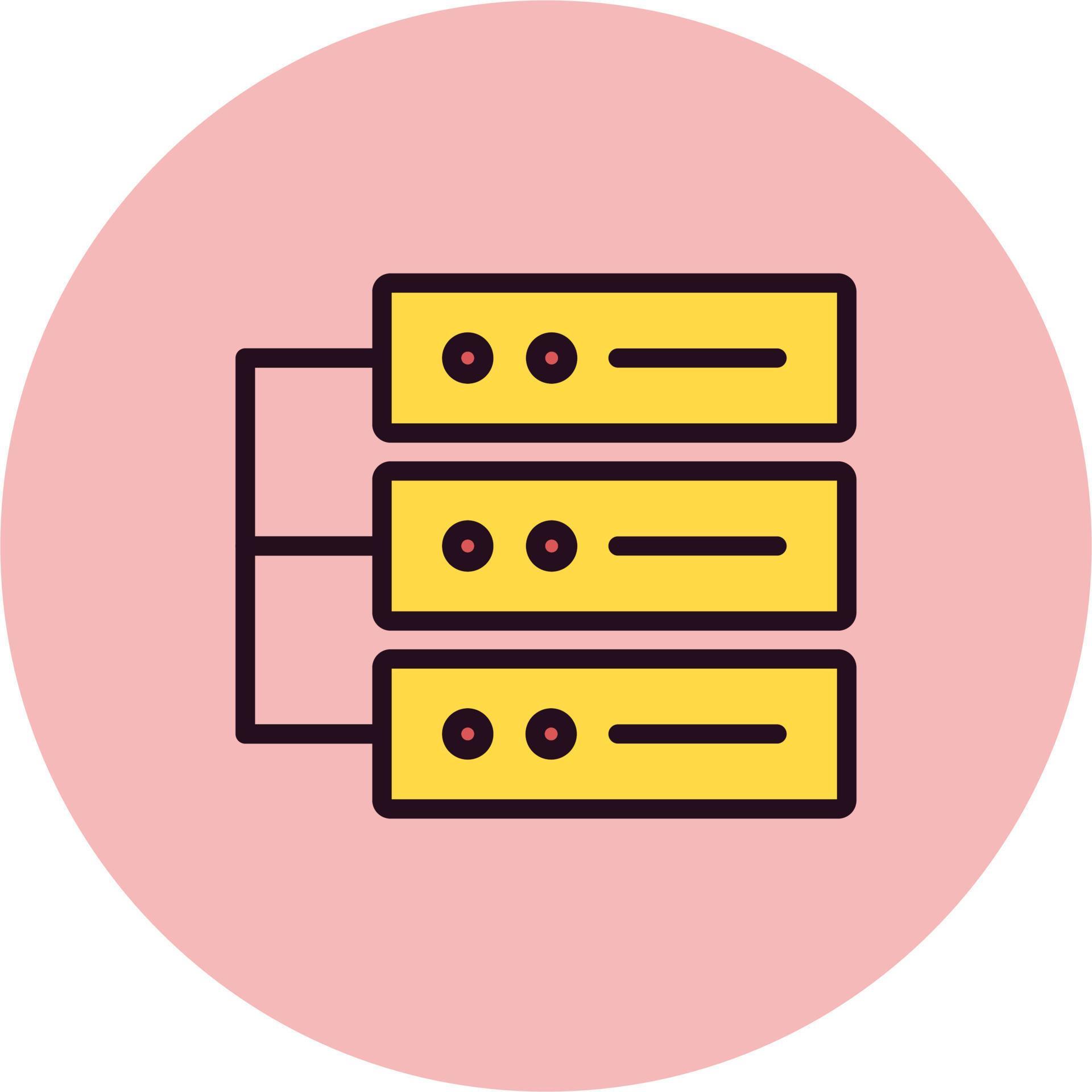 Database Vector Icon 20328369 Vector Art at Vecteezy