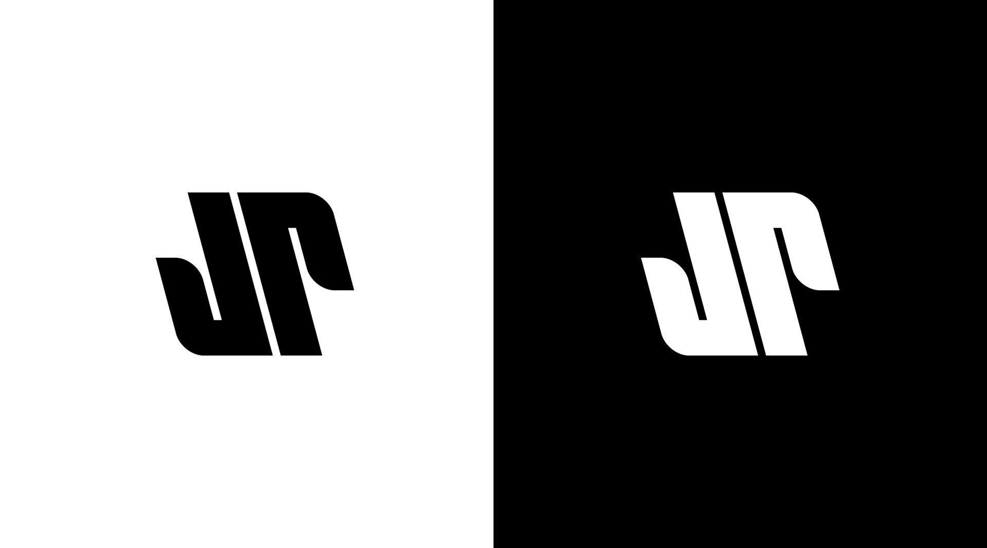 Letter jr junior logo design initial vector monogram icon style ...