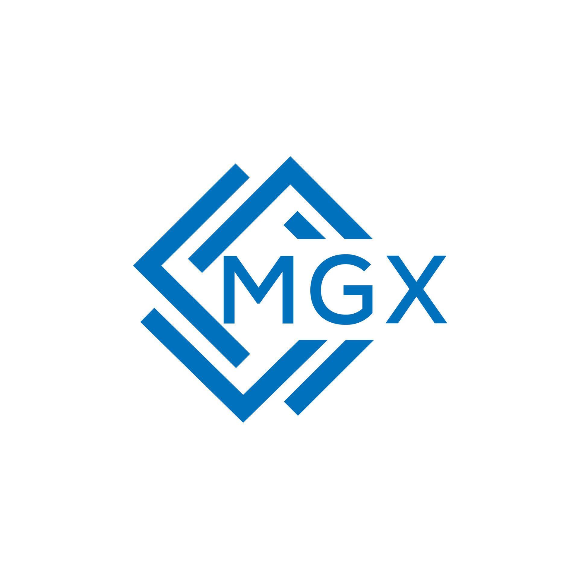 MGX letter logo design on white background. MGX creative circle letter logo concept. MGX letter ...