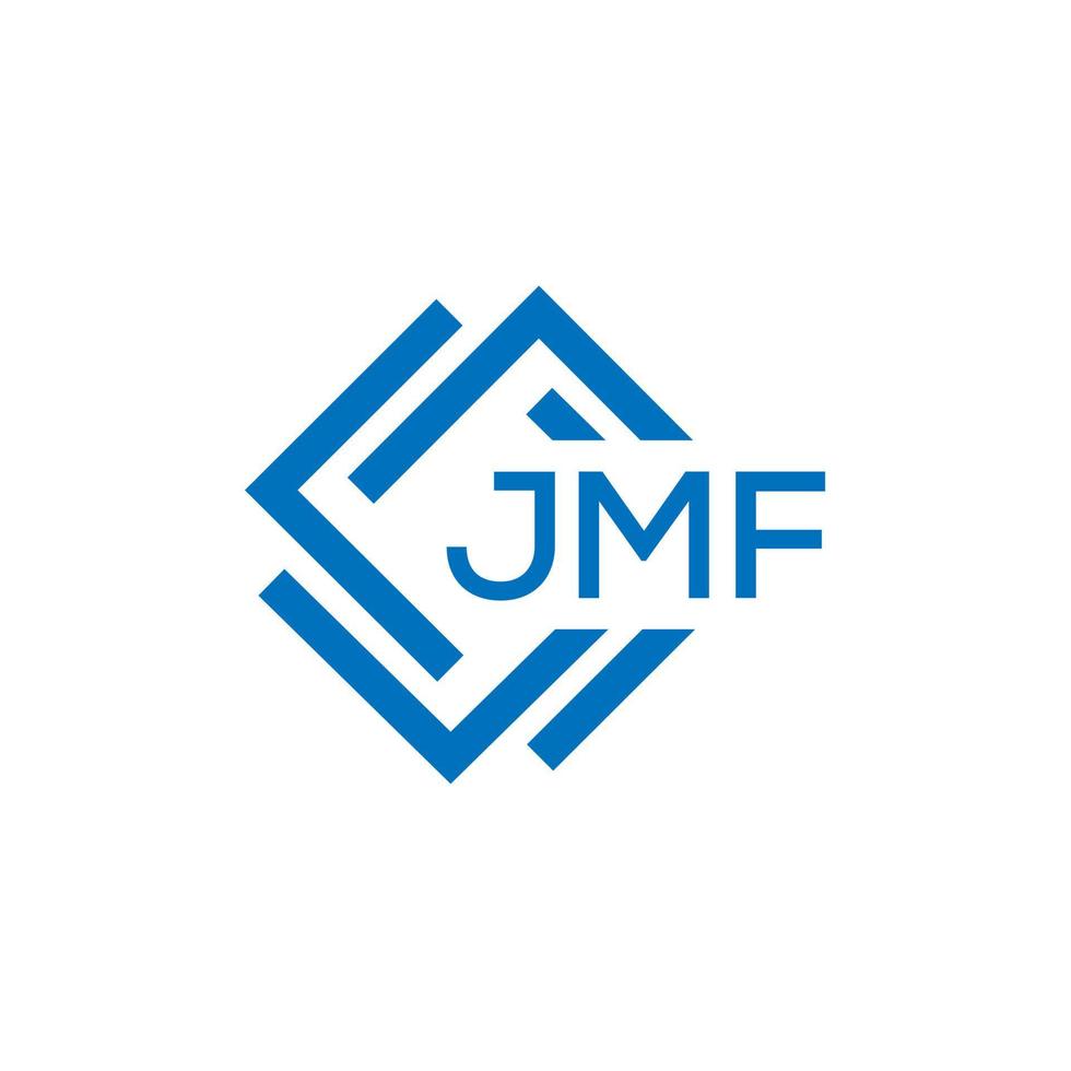 JMF letter logo design on white background. JMF creative circle letter logo concept. JMF letter ...