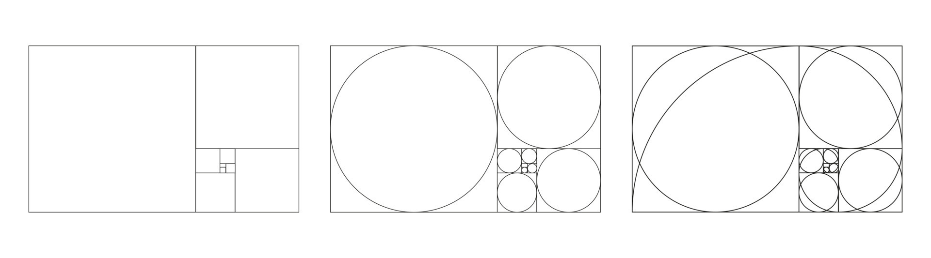 Golden Ratio Template Method Golden Section Fibonacci Array Numbers