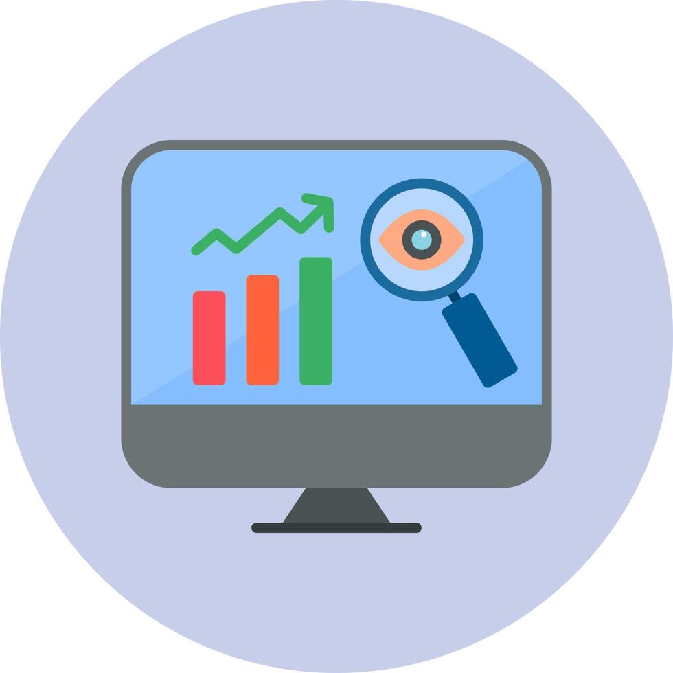 Monitoring Vector Icon 20333027 Vector Art at Vecteezy