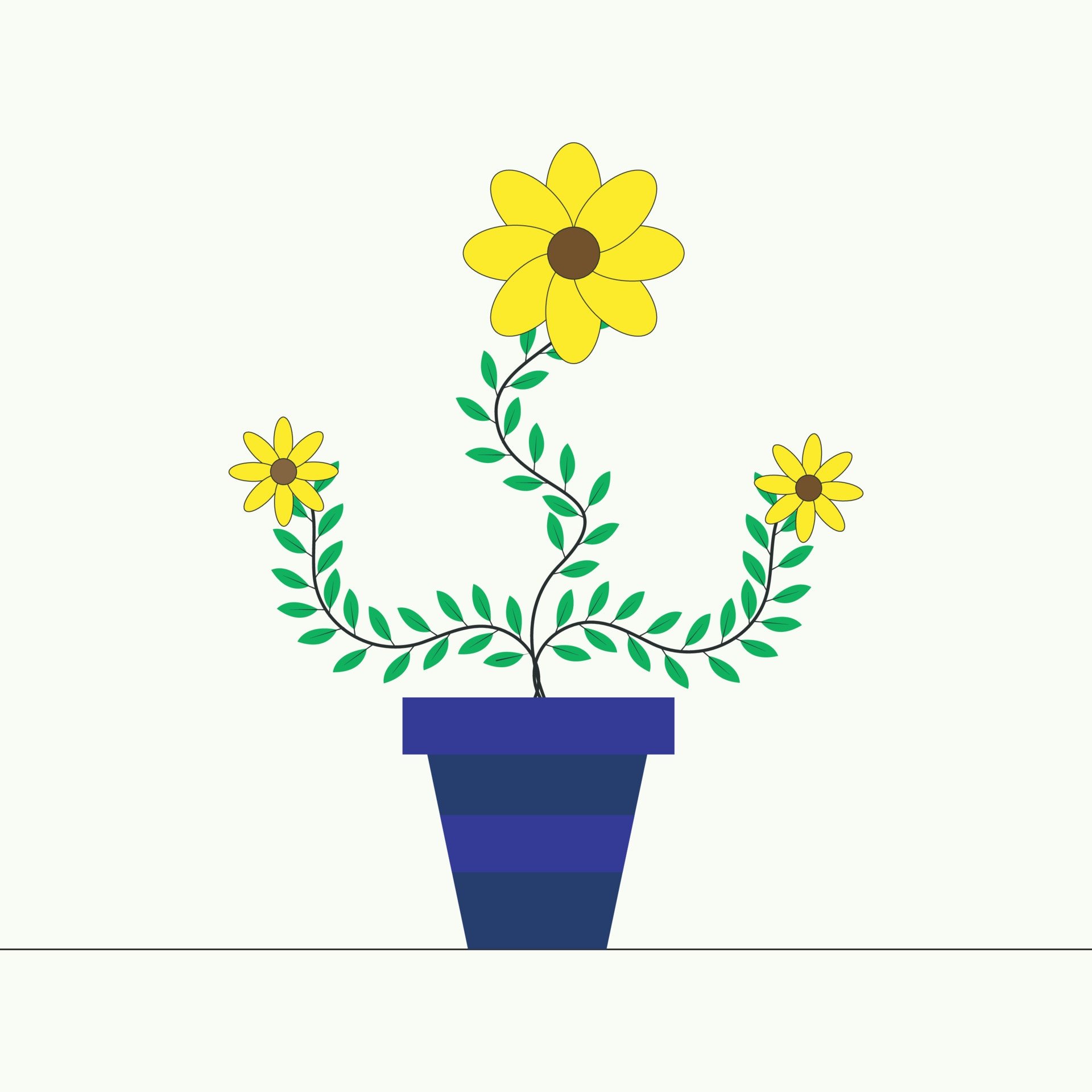 Flower Tree Vector Design 20333166 Vector Art at Vecteezy Flower Tree Vector Design 20333166 Vector Art at Vecteezy